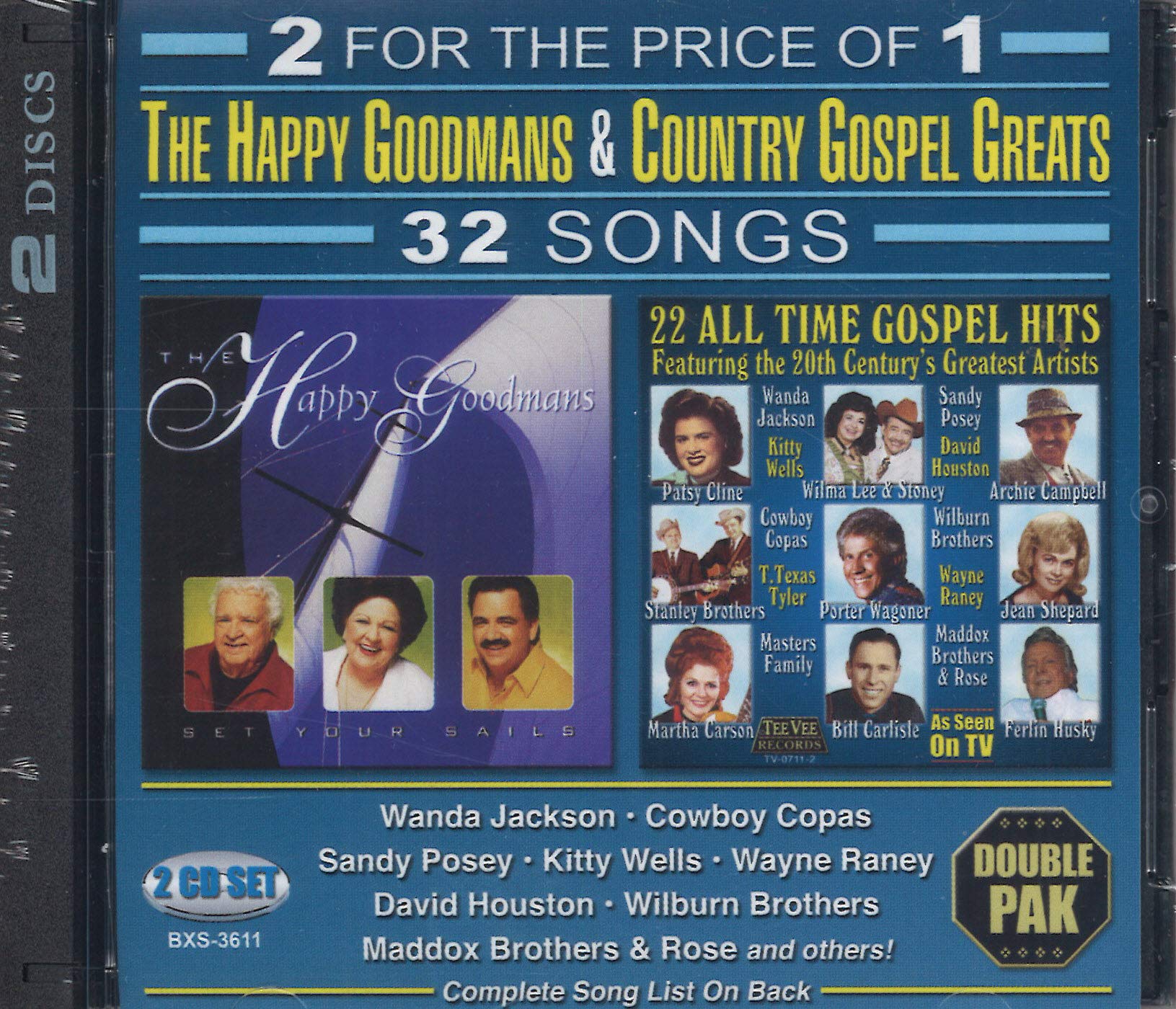 Amazon.com: Set Your Sails: 22 All Time Gospel Hits: 0012676361125: The ...