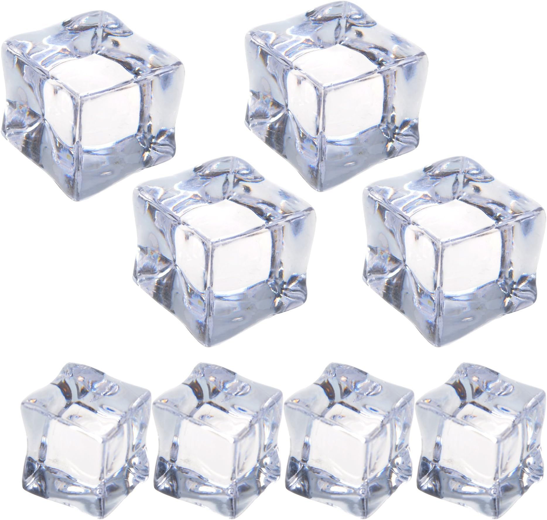 Amazon.com: Liying shop Acrylic Faux Ice Cube, 20PCS Clear Fake Acrylic ...