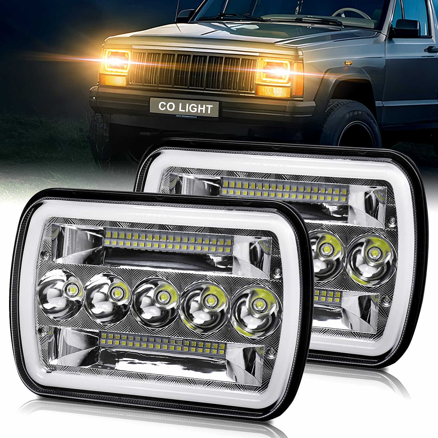 Led Replacement Headlights For Trucks SQ HILUX REVO 2016 2020 LED