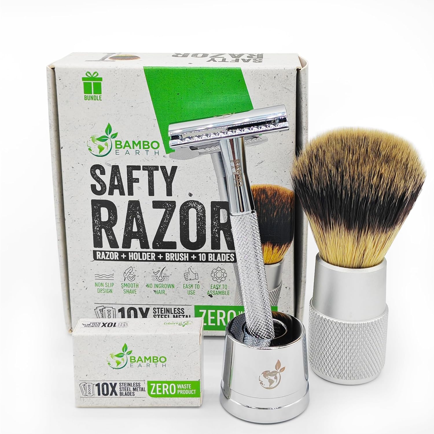 Amazon.com: Double Edge Safety Razor - Single Shaving Metal Razors With ...