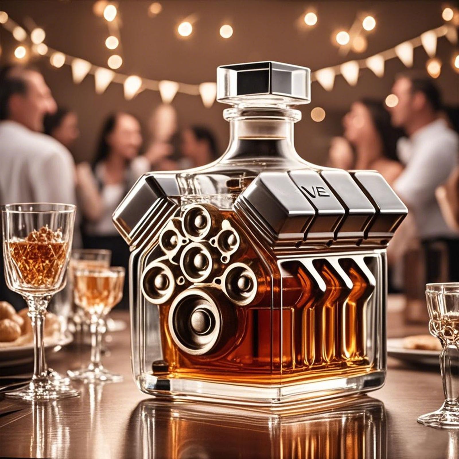 V8 Engines Whisky Bottle ,V8 Engines Shape Alcohol Decanter Bottle V8 Engine Whiskey Bottle