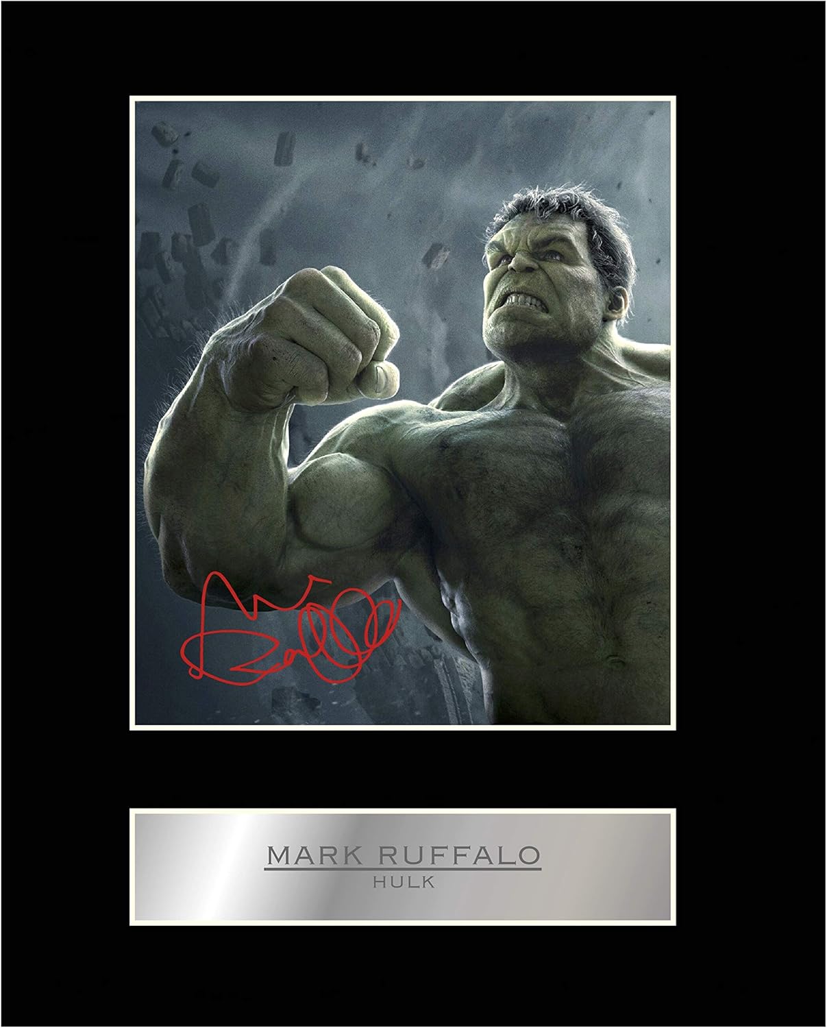 Mark Ruffalo Signed Mounted Photo Display Hulk : Amazon.co.uk: Home ...
