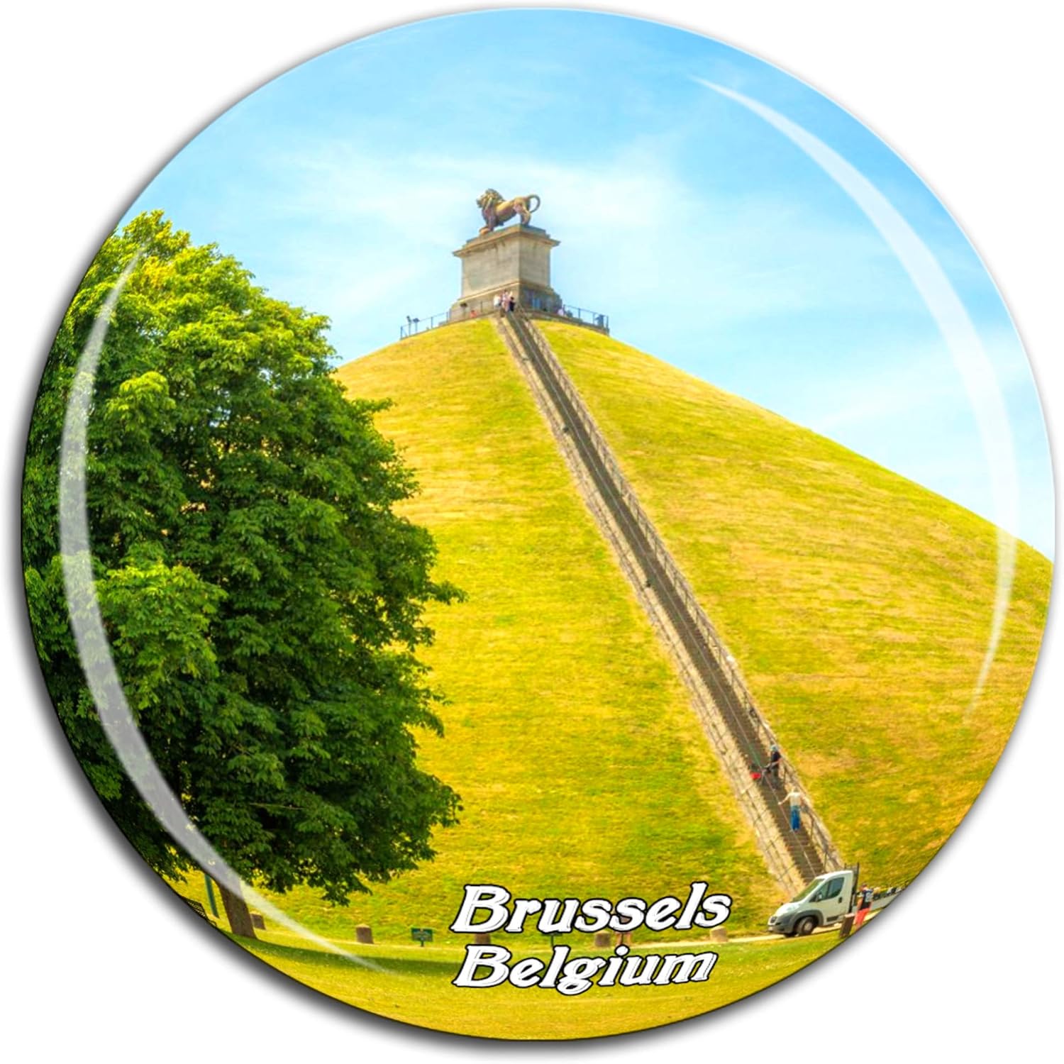 Amazon.com: Waterloo Battlefield Brussels Belgium Fridge Magnet 3D ...