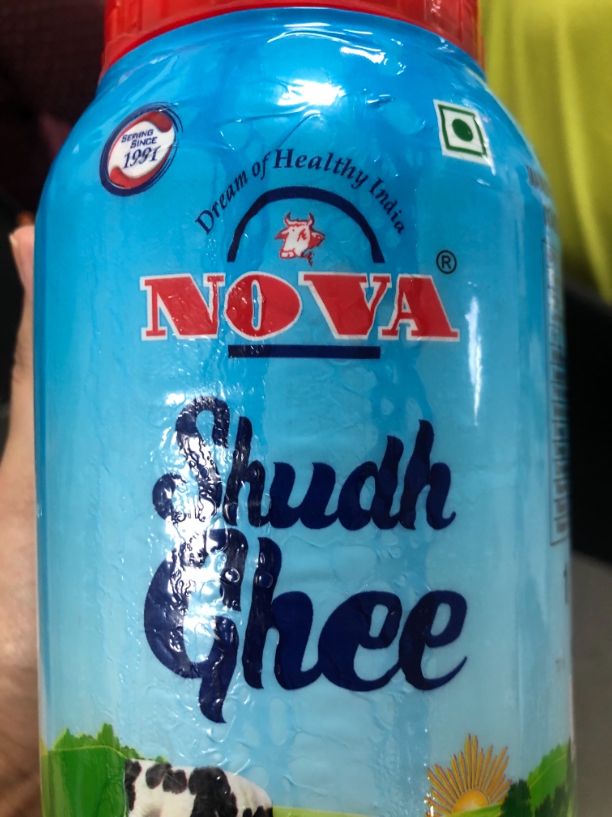 NOVA Shudh Ghee 1Liter Jar (Pack Of 2) : Amazon.in: Grocery & Gourmet Foods