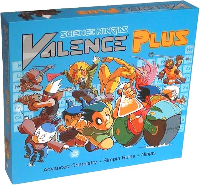 Amazon.com: Valence Plus Periodic Table for Kids 12 and up Chemistry ...