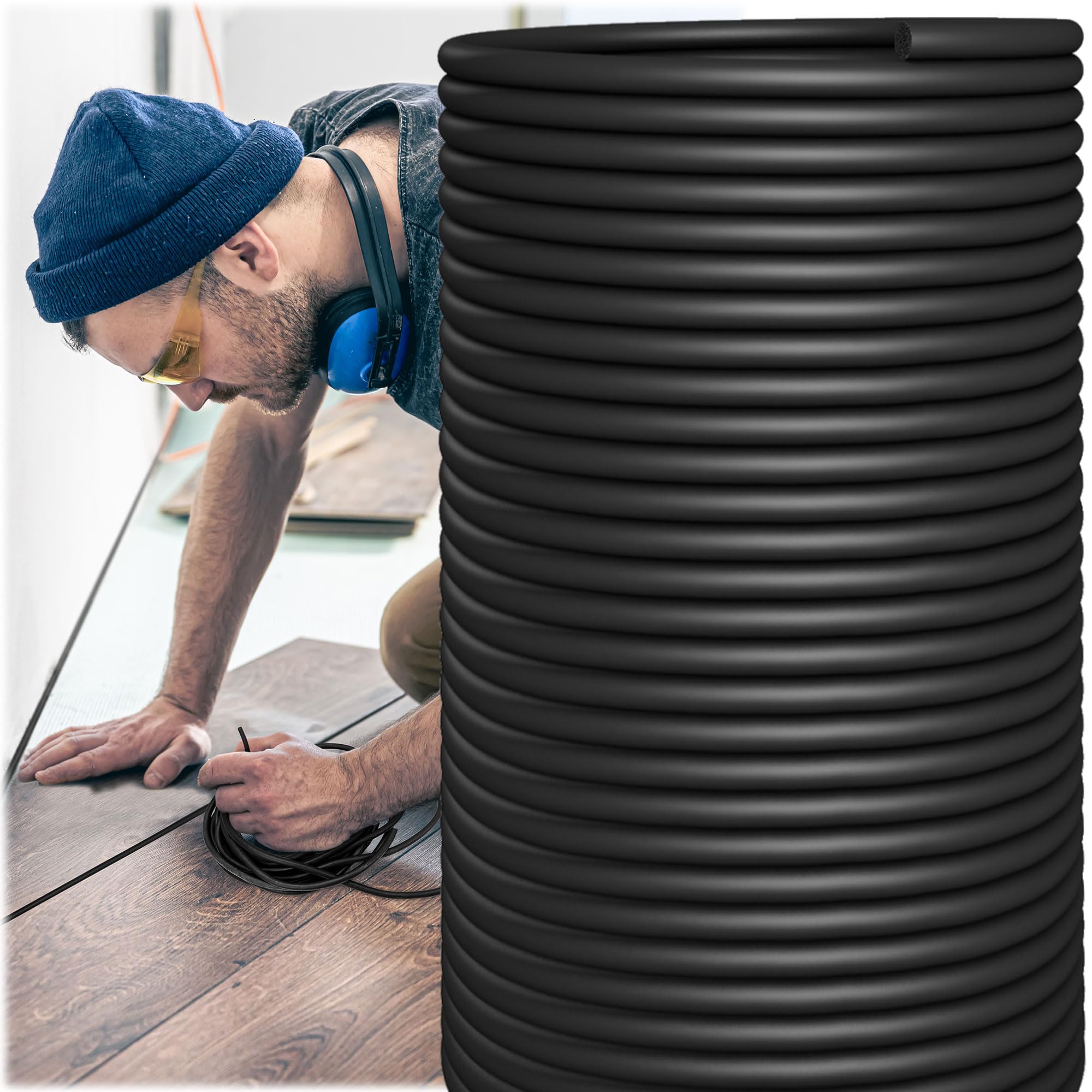 Warmfarm Backer Rod,Foam Rubber Seal Weather Strip, for Gaps ...