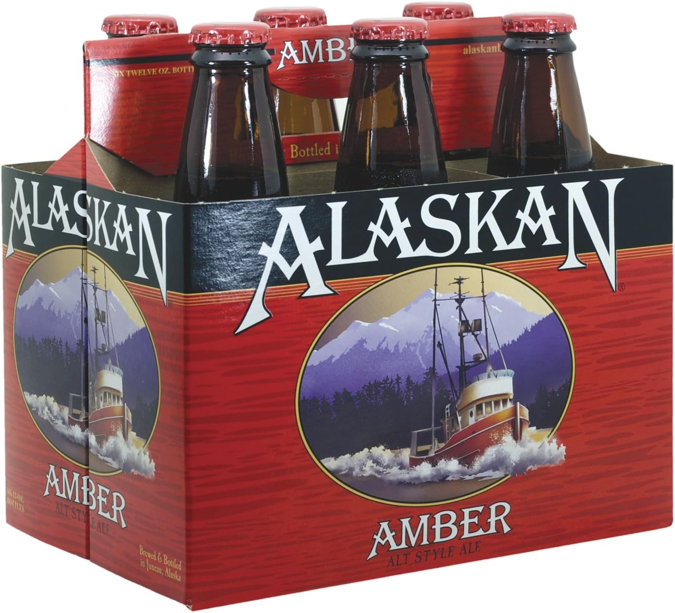 Amazon.com: Alaskan Brewing, Amber Ale, 6pk, 12 Fl Oz : Grocery ...