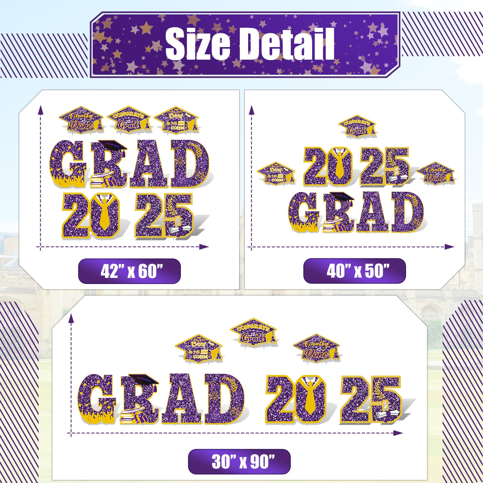 Snapklik.com : Yalikop Graduation Yard Sign Decorations Class Of 2026 ...