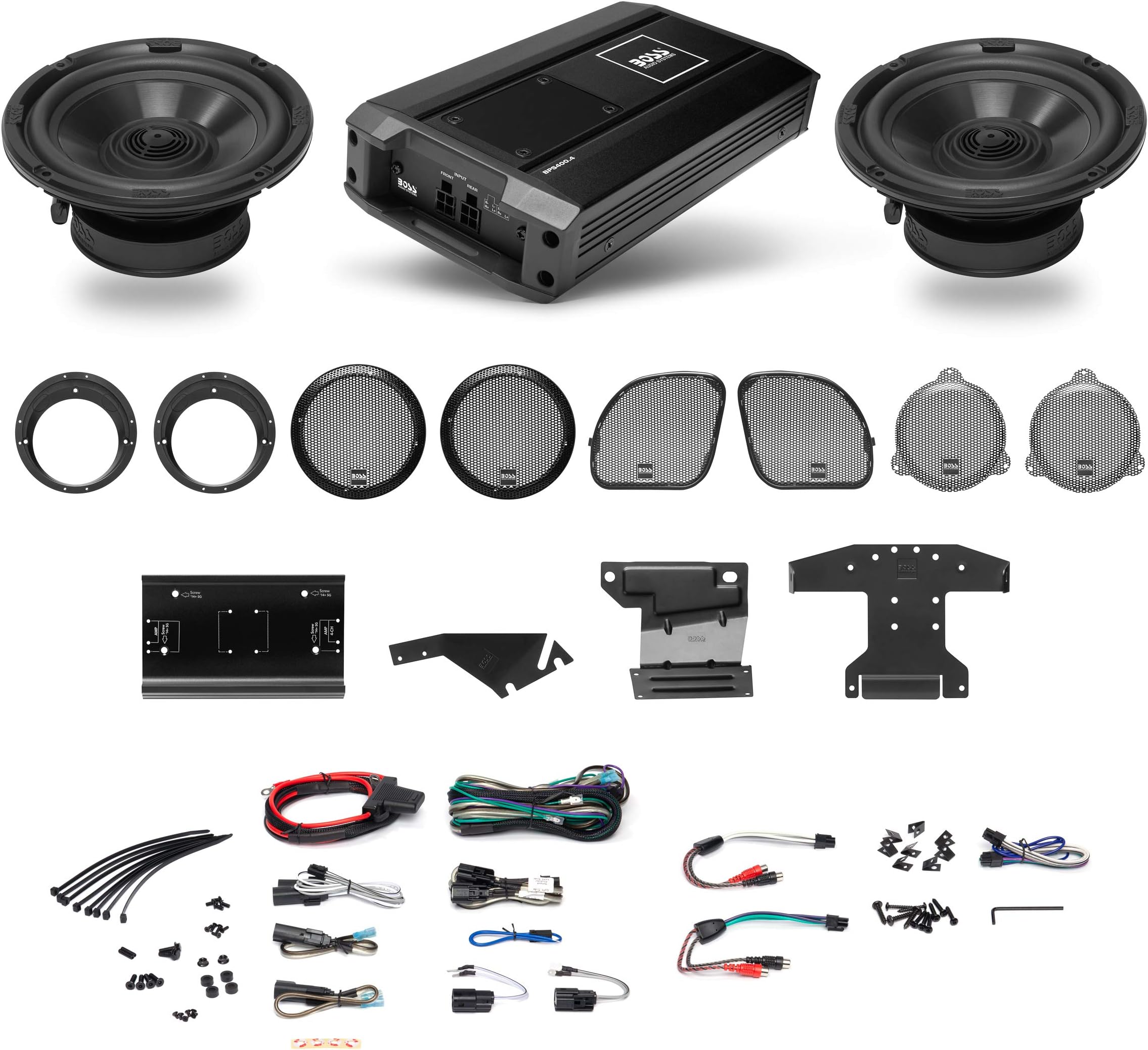 Amazon.com: BOSS Audio Systems BHD3F Harley Davidson Bike Front ...