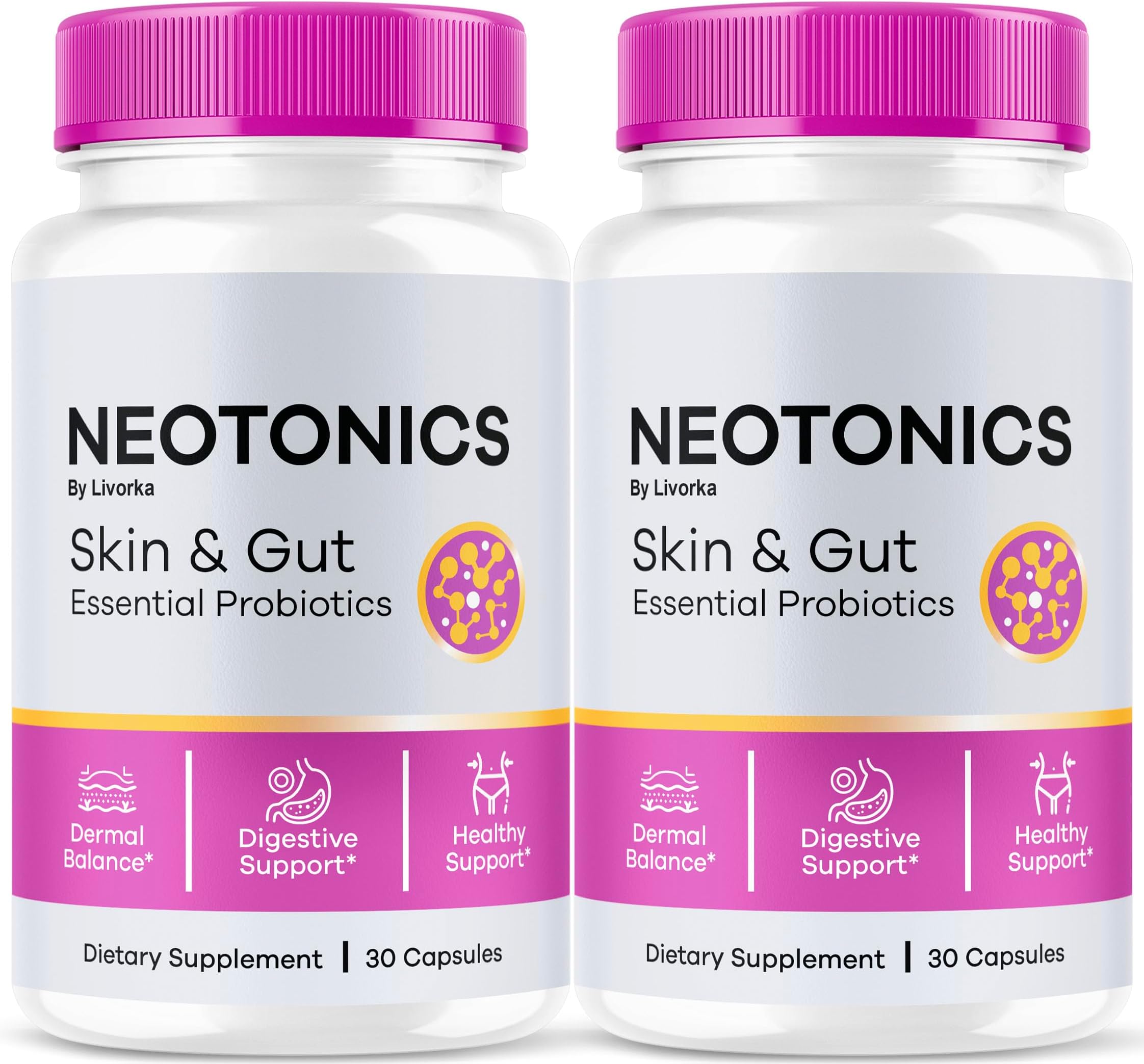 Amazon.com: 2 Pack - Neotonics Capsules - Neotonic Skin & Gut Essential ...