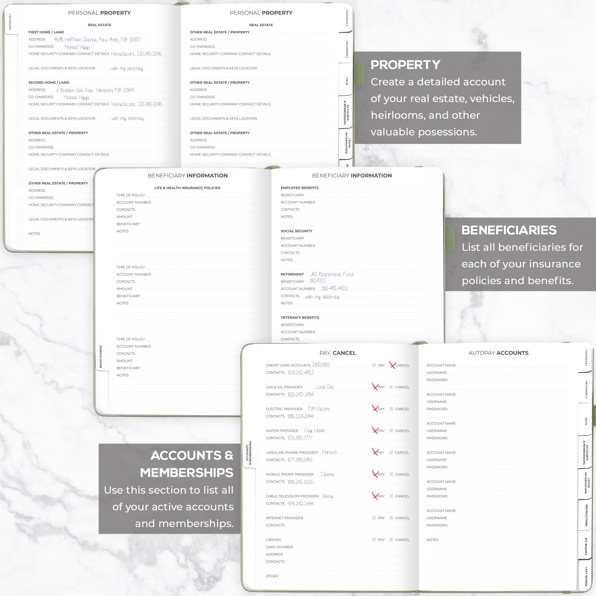 Snapklik.com : Clever Fox Large End Of Life Planner Guided Final ...