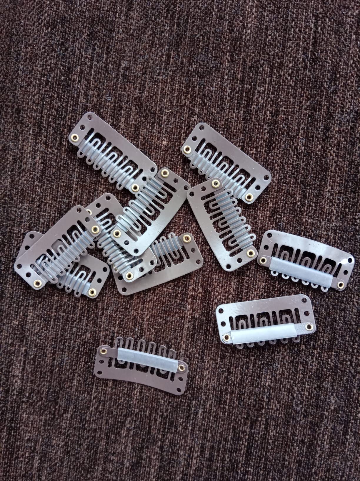 AASA Combo 12 Pcs U-Shape Snap Clips for Hair Extensions and Toupee ...