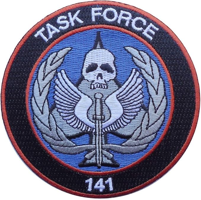 Amazon.com: Call of Duty Modern Warfare Task Force 141 Logo [Iron on ...