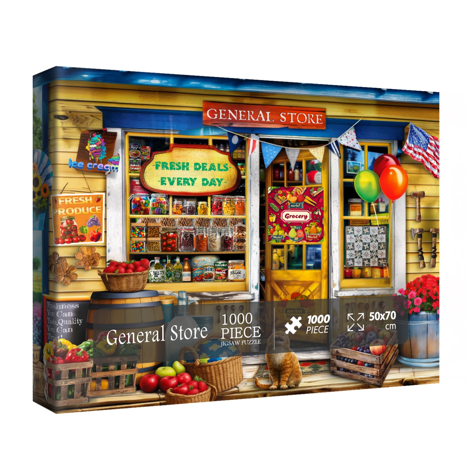 Amazon.com: Funny Country Store Puzzles for Adults 1000 Pieces ...