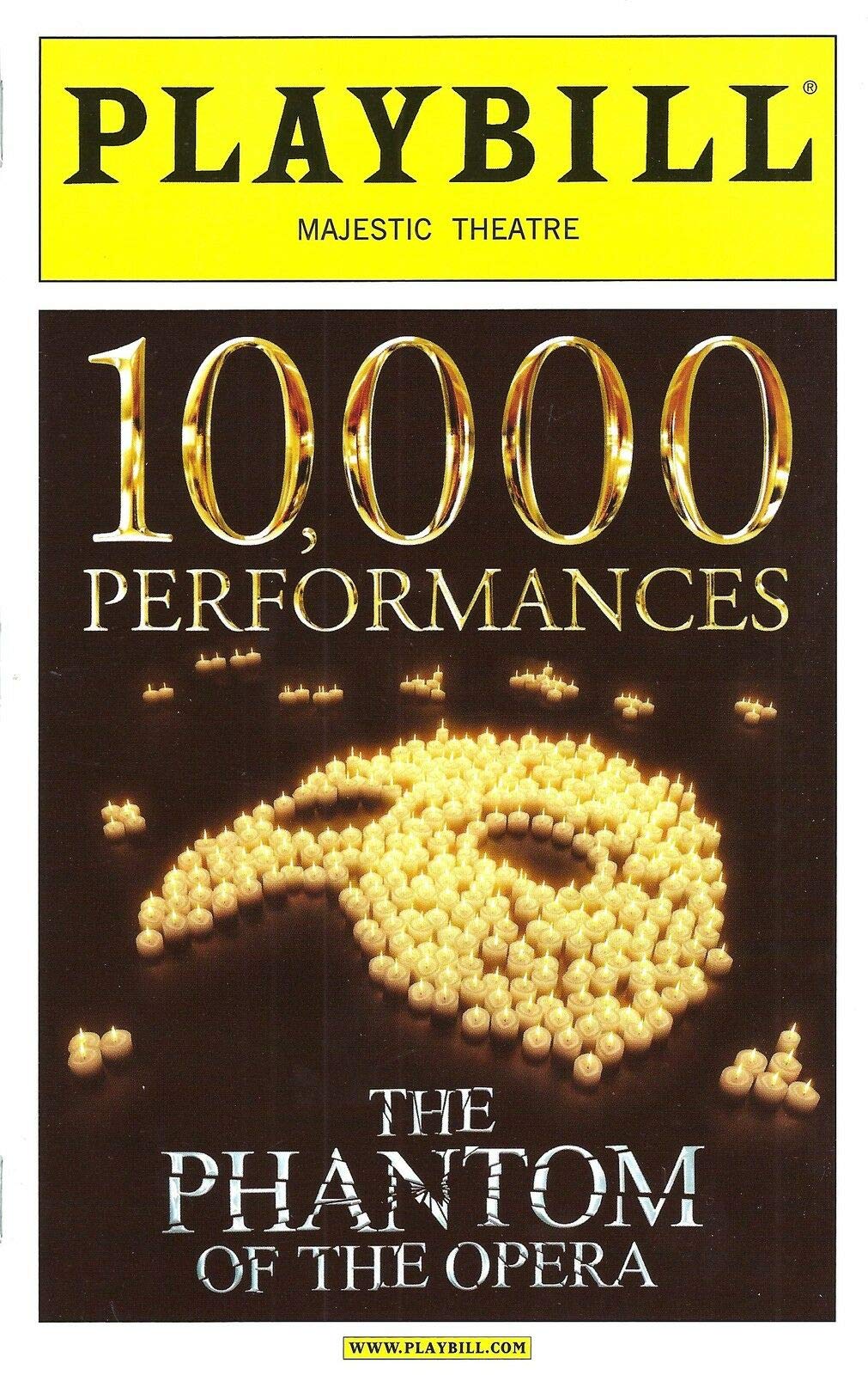 Phantom Of The Opera Playbill