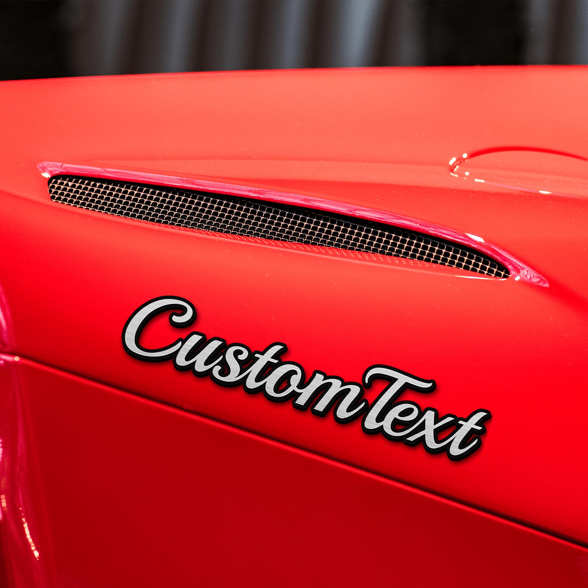 Amazon.com: DIZZY New Car Emblem Badges Personalized - Acrylic Custom ...