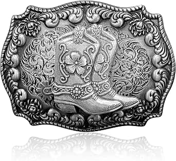 Amazon.com: Btilasif Western Belt Buckle for Men Western Cowboy Rodeo ...