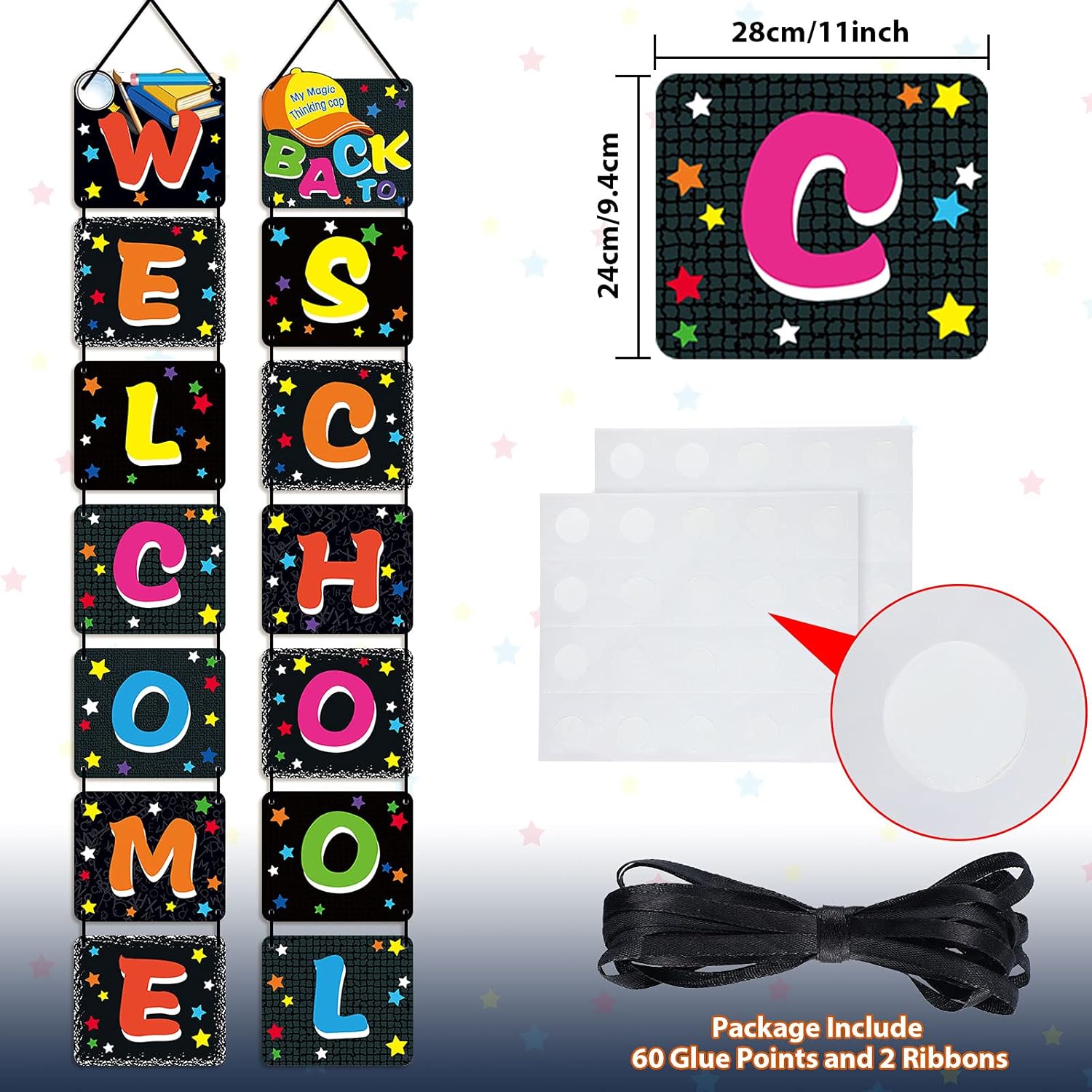 Colorful Welcome Back to School Hanging Banner for Australia | Ubuy