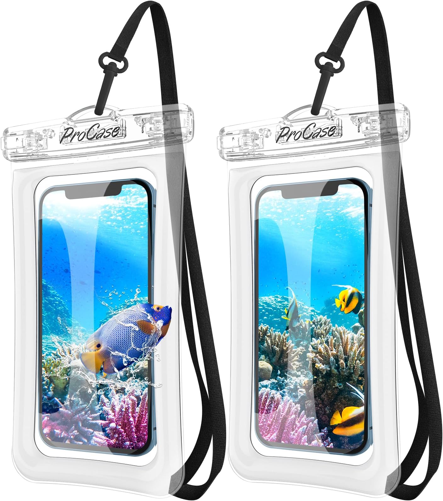 Amazon.com: Rynapac Waterproof Phone Pouch Floating - 2Pack Double ...