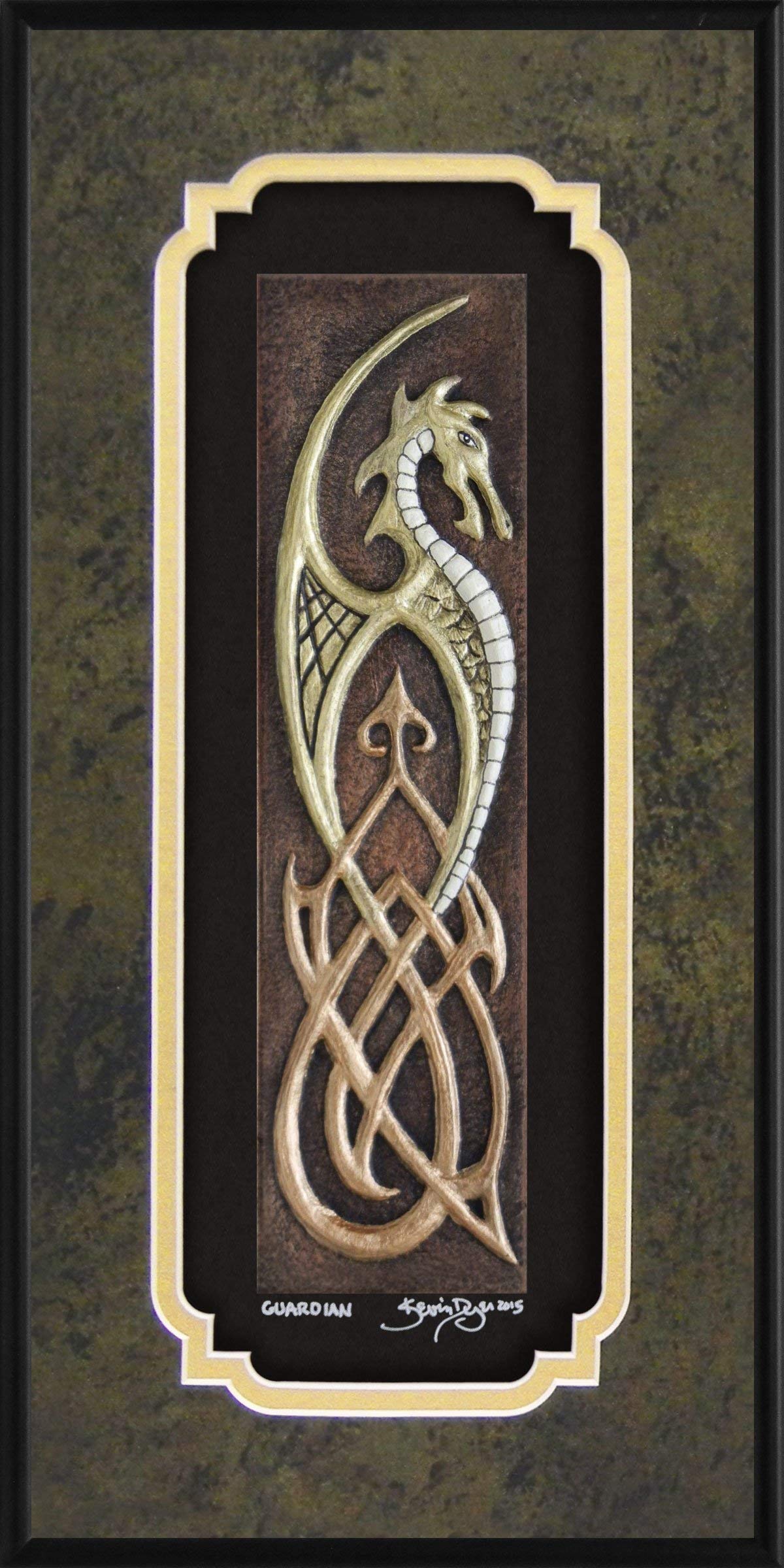 Buy Guardian - The Protector Dragon - Cast Paper - Fantasy art - Celtic ...