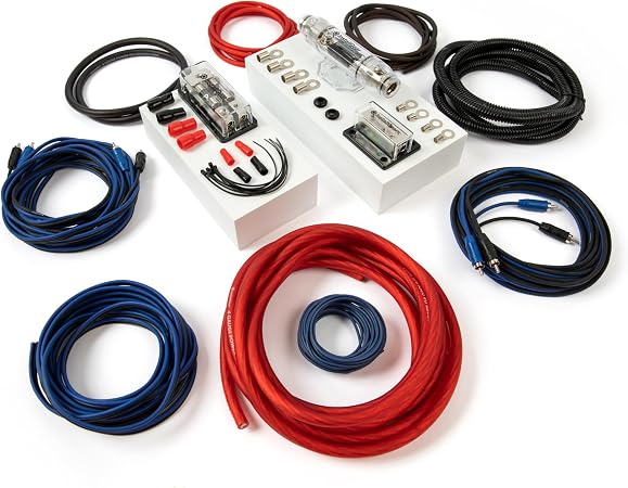 Amazon.com: InstallGear Dual 4 Gauge Amp Wiring Kit - True Spec ...