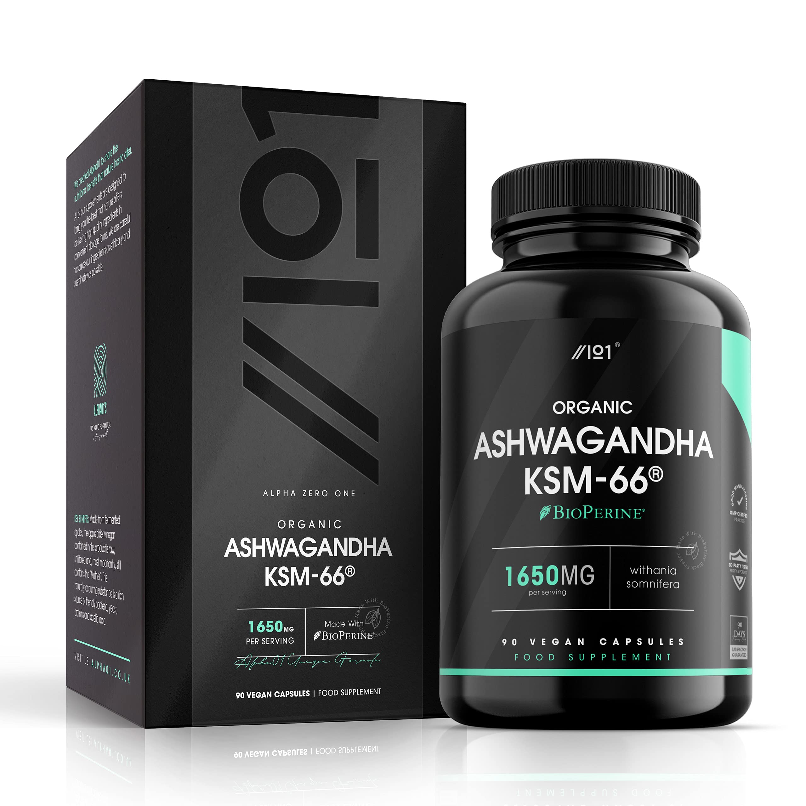 Buy Ashwagandha KSM-66® with BioPerine® - 1650mg - 5% Withanolides ...
