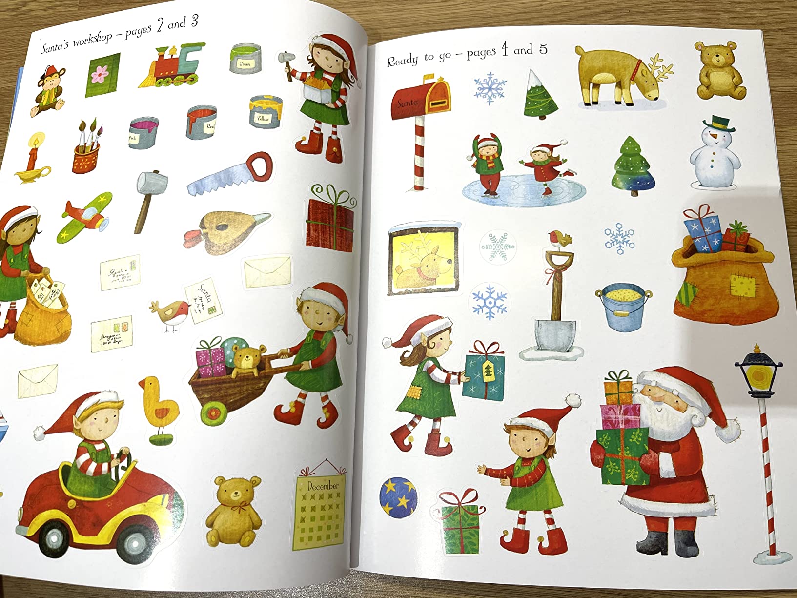Santa (Usborne First Sticker Books): Amazon.co.uk: Sam Taplin, Ag ...