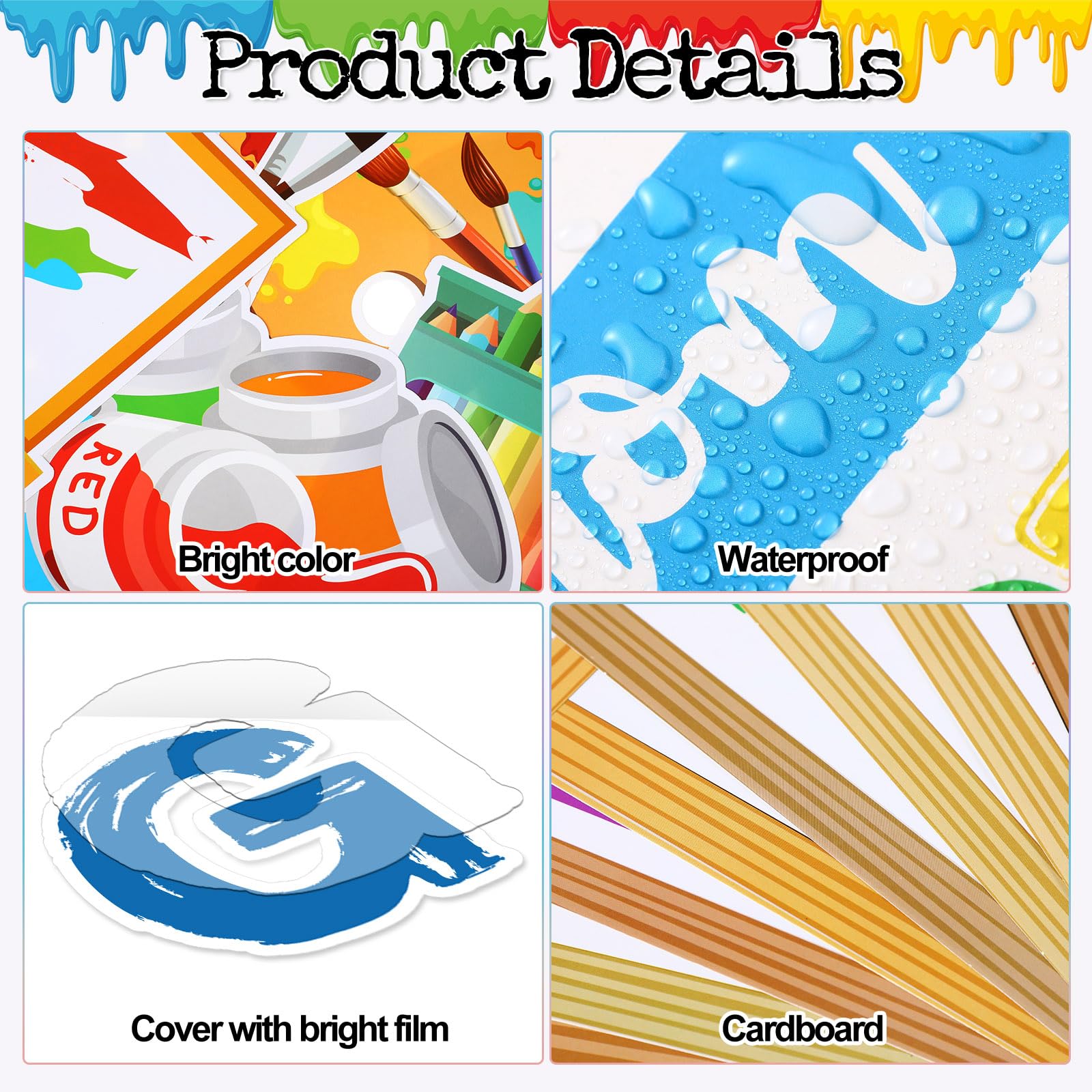 Snapklik.com : Art Theme Bulletin Board Set, Amazing Things Happen Here ...