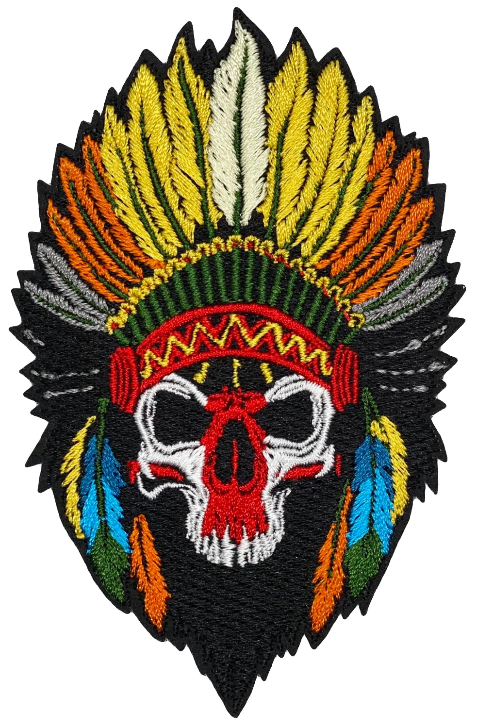 Colorful Indian Skull