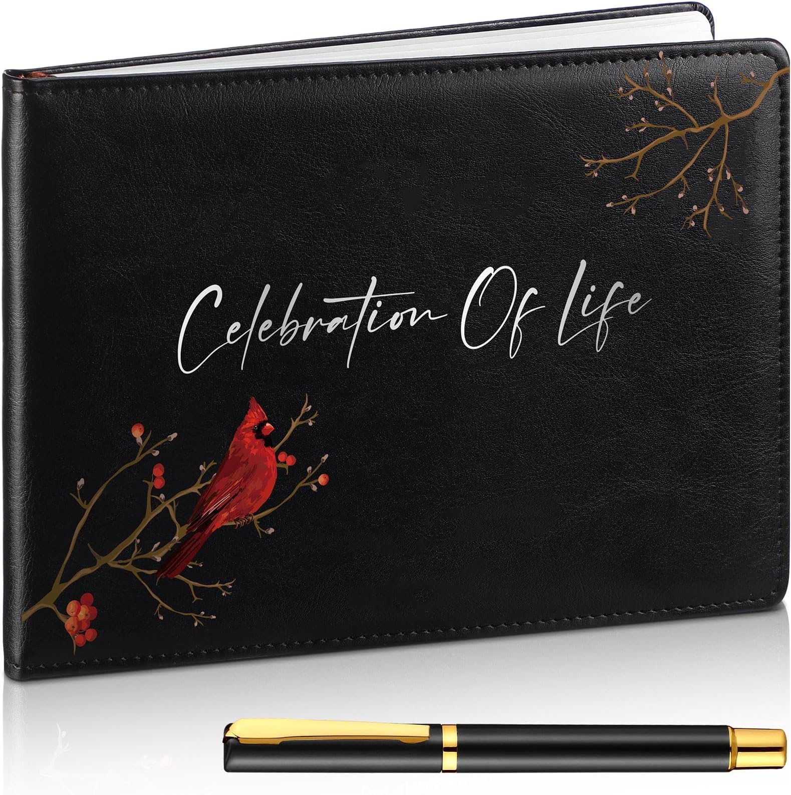 Amazon.com: Patelai Funeral Guest Book Funeral Guest Book for Memorial ...