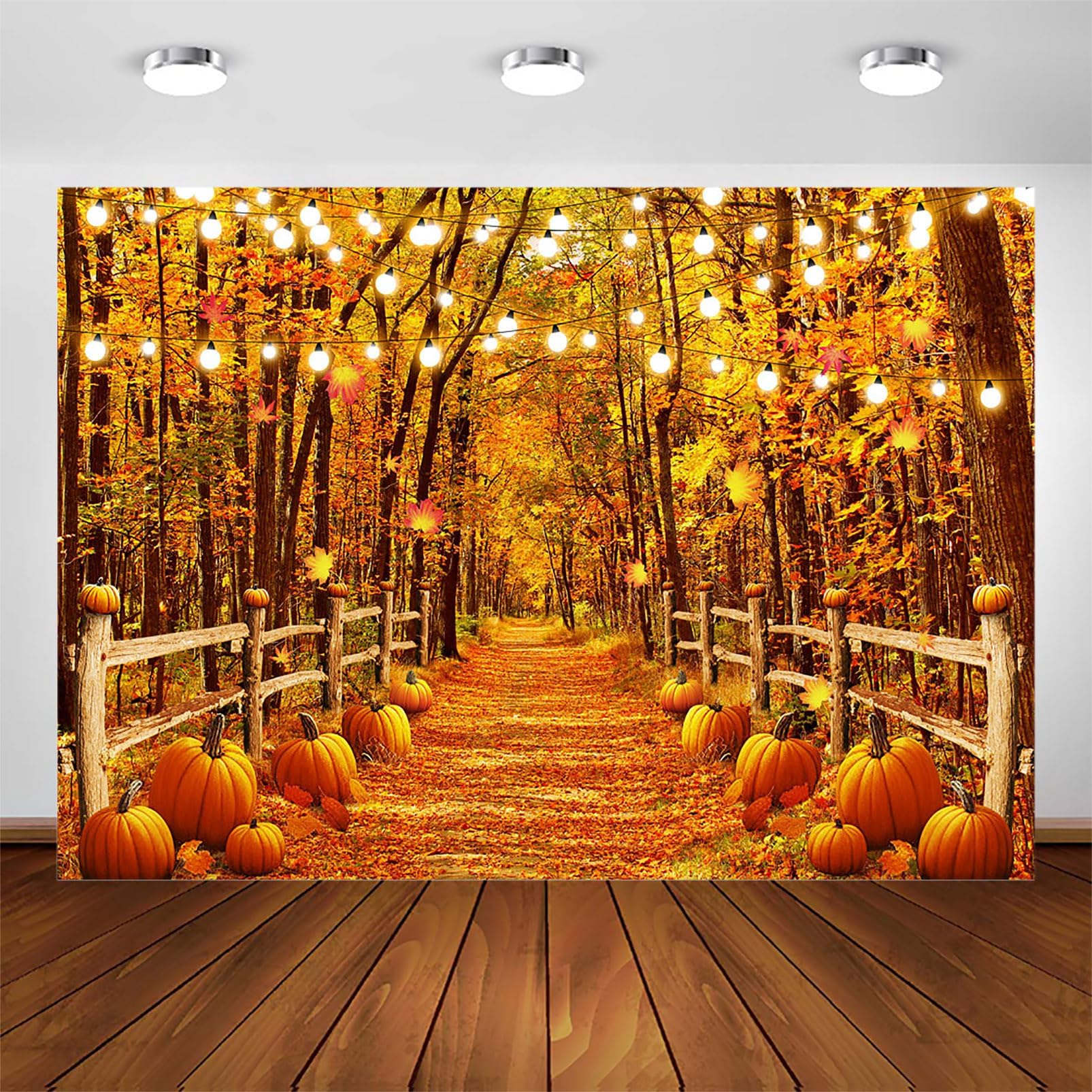 Amazon.com : Avezano Fall Backdrops for Photography Autumn Maple Leaves ...