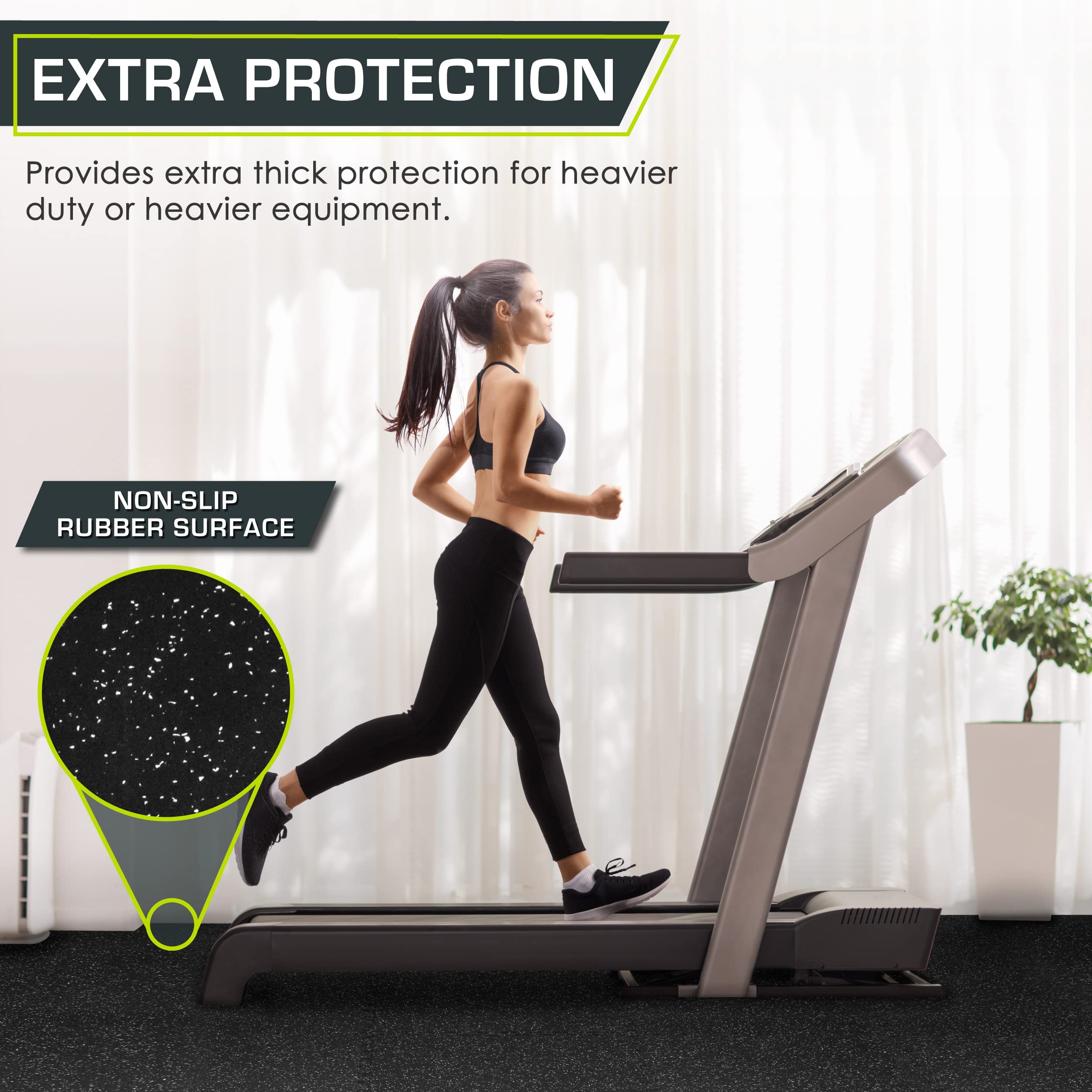 Snapklik.com : ProsourceFit Rubber Top Exercise Puzzle Mat 12-inch Or ...