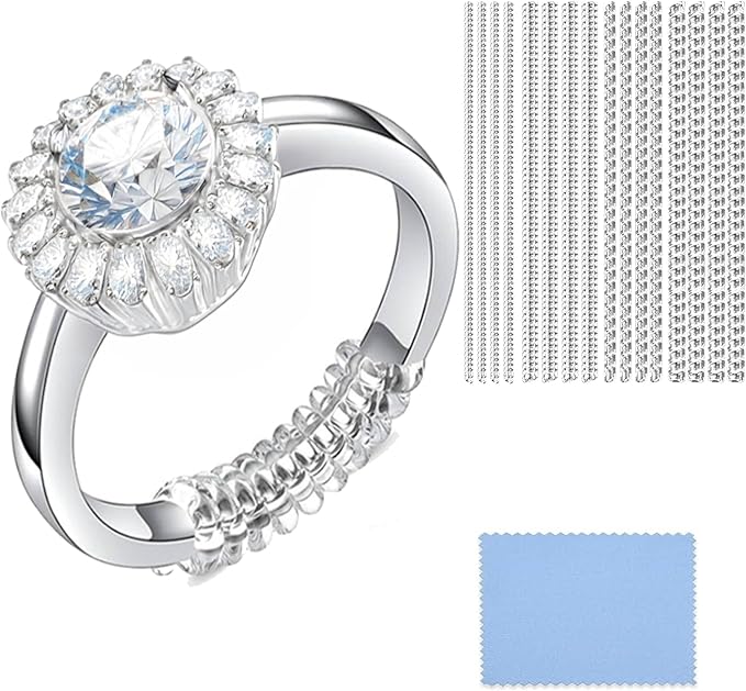 Amazon.com: Ring Sizer, Ring Size Adjuster for Loose Rings, 16 Pack 4 ...