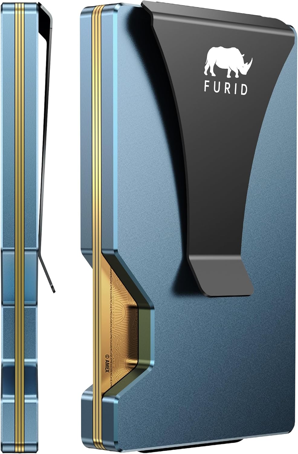 Amazon.com: furid Minimalist Card Wallet for Men Slim: Rfid Metal ...