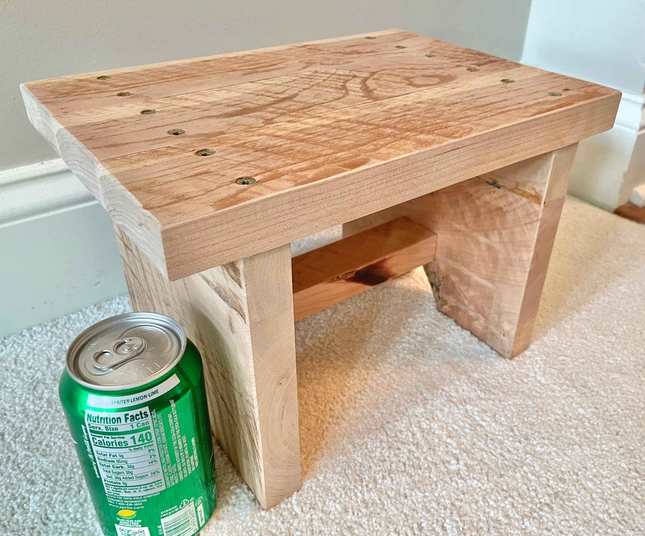 Reclaimed Wood Footstool