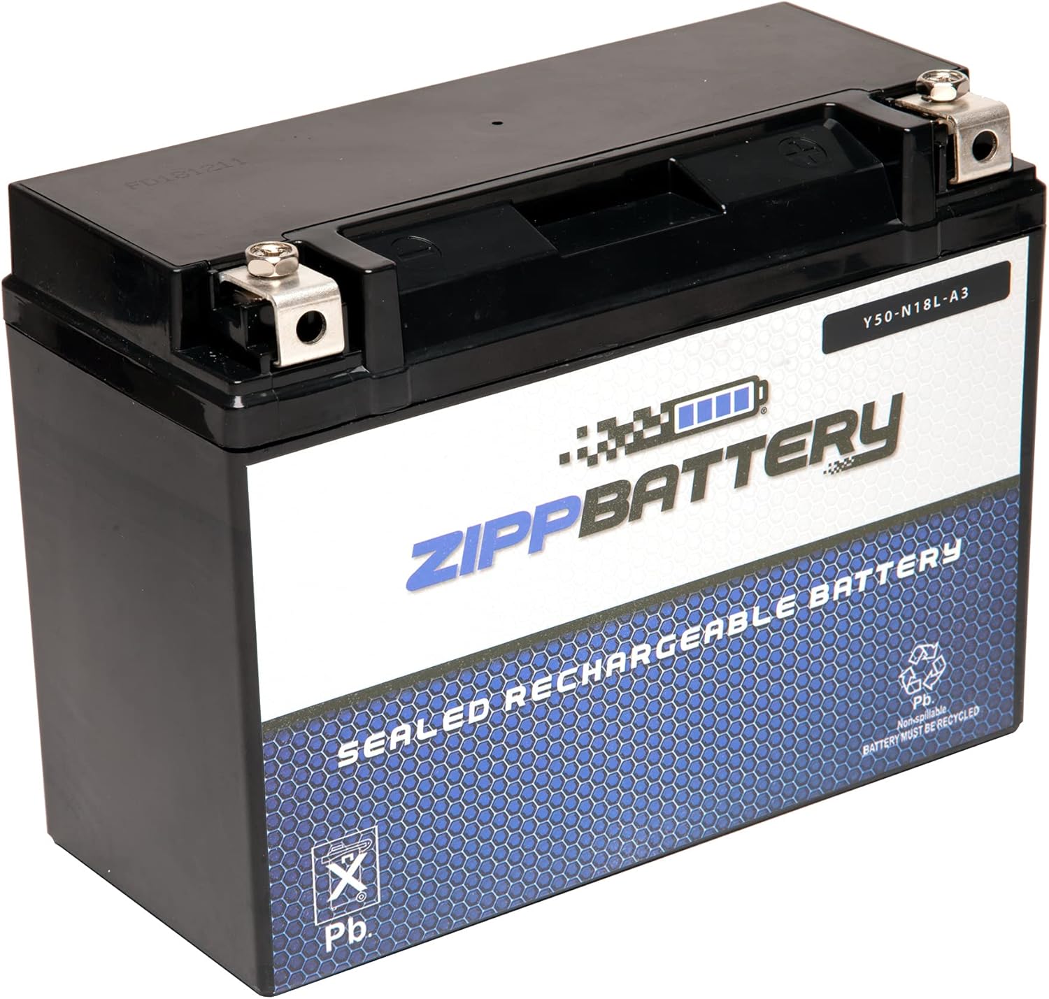 Zipp Battery Y50-N18L-A3 Conventional Replacement Battery for 1988-2000 ...