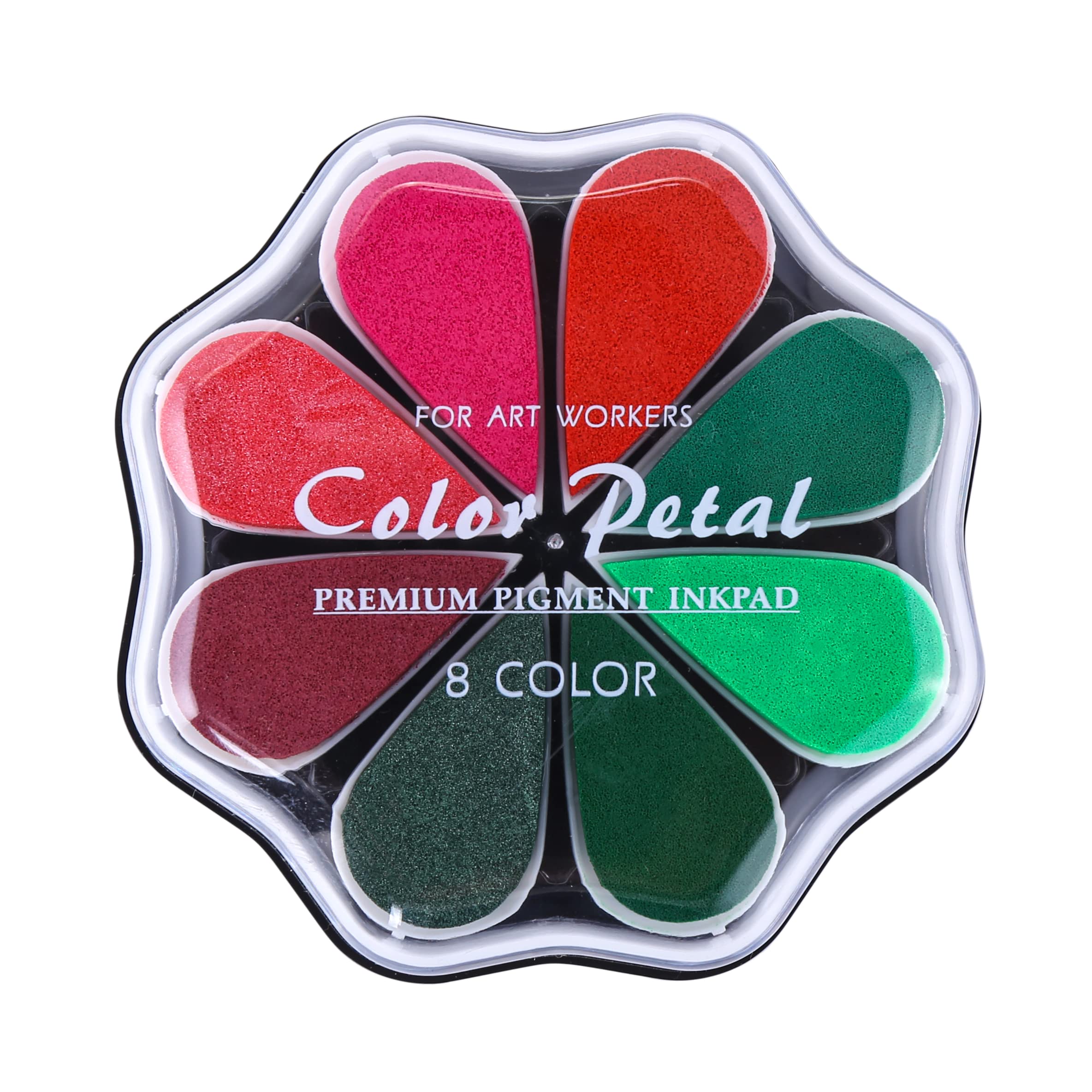 Amazon.com: Petal Ink Pads for Rubber Stamps Waterdrop Shaped Stamp ...