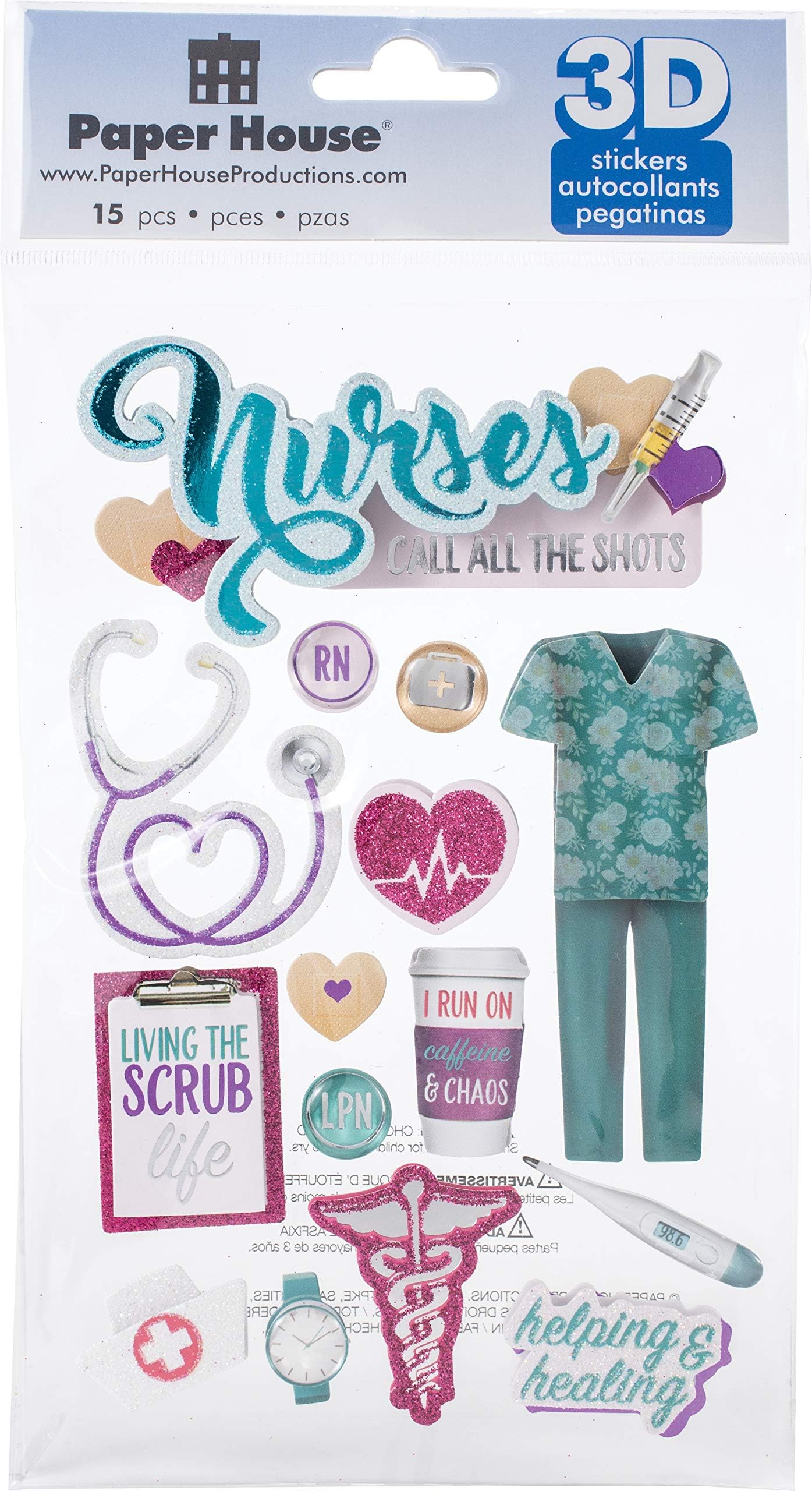 Amazon.com: Medical Stickers for Scrapbooking - Scrapbook Stickers ...