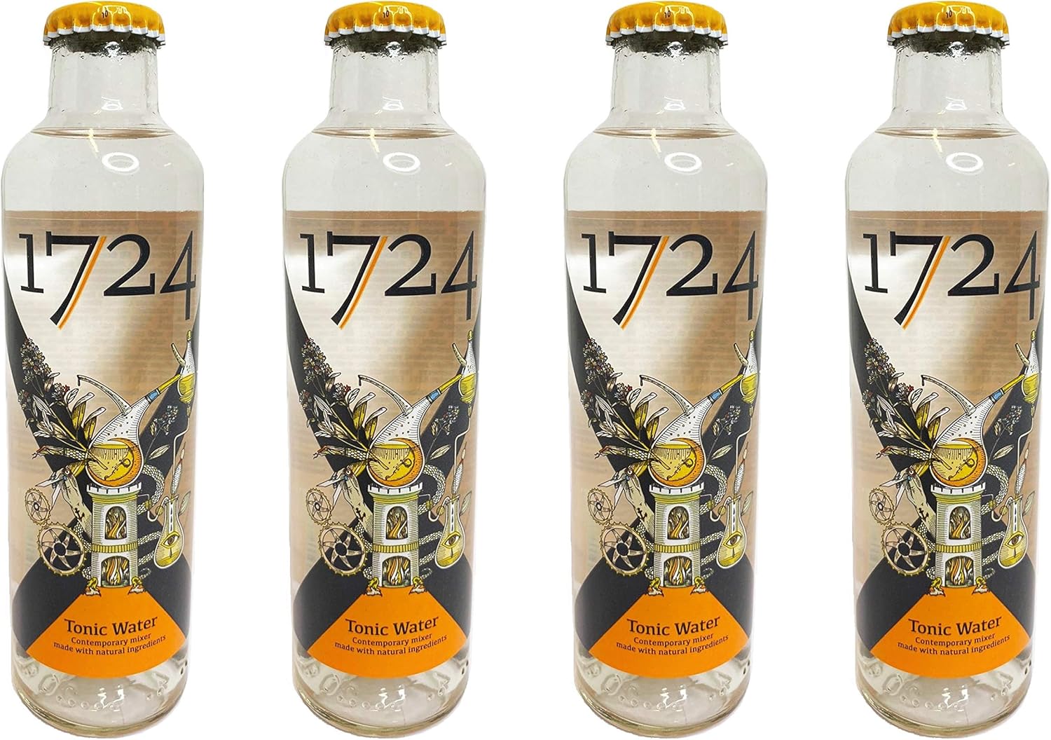 1724 Tonic Water Sac en verre 4 x 0,2 l : Amazon.com.be: Épicerie