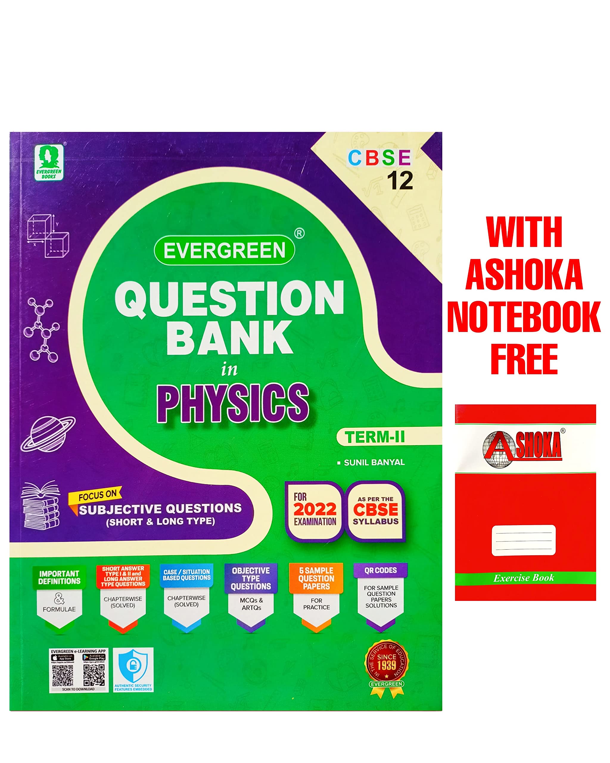 Buy Evergreen Question Bank In Physics Class 12 For Term 2 CBSE buy-evergreen-question-bank-in-physics-class-12-for-term-2-cbse