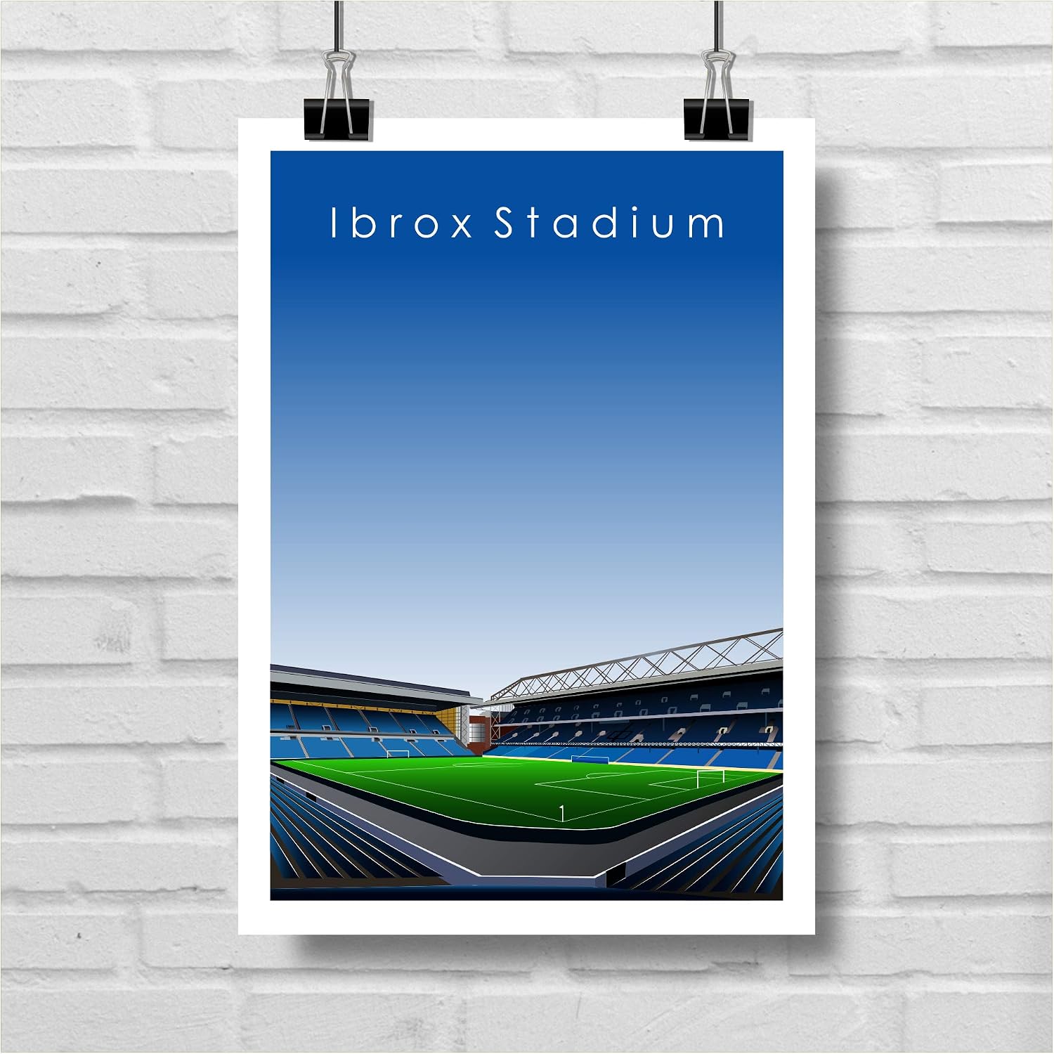 Homendts Wall Art Graphic Design Football Stadium Gift Print Collection ...