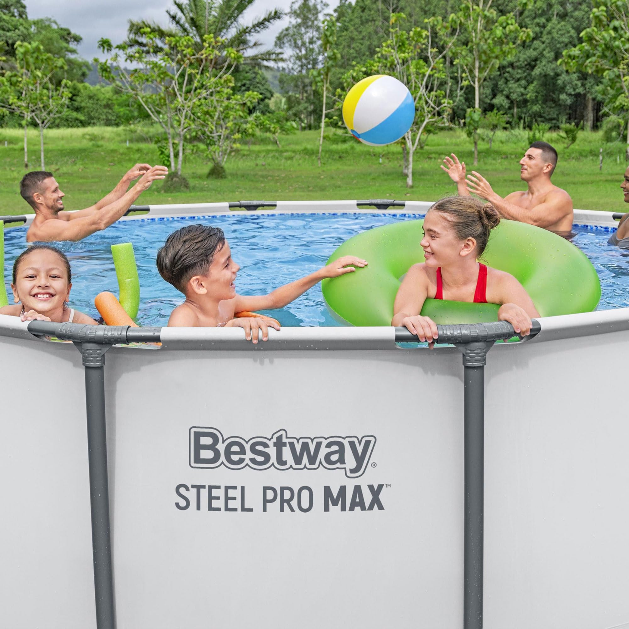 Snapklik.com : Bestway Steel Pro MAX 13 X 48" Above Ground Pool, Round ...