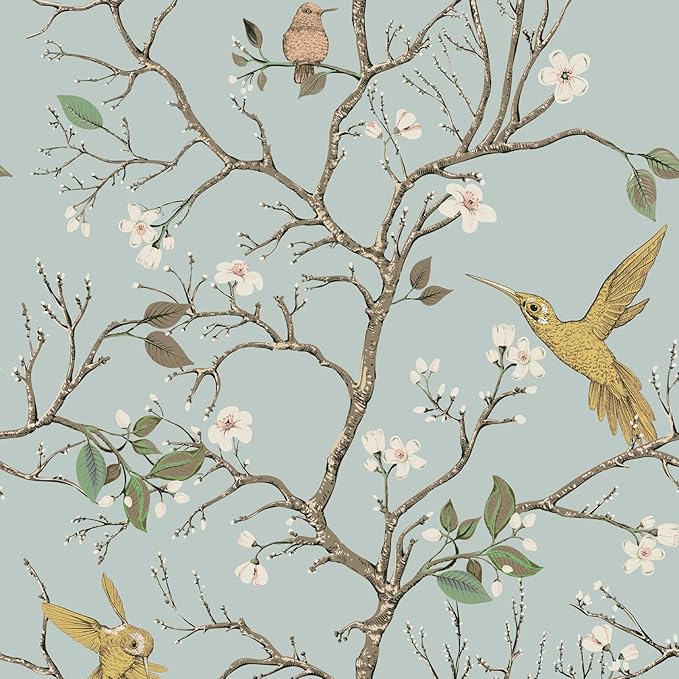 VaryPaper Self Adhesive Jungle Wallpaper Removable Bird Contact Paper ...
