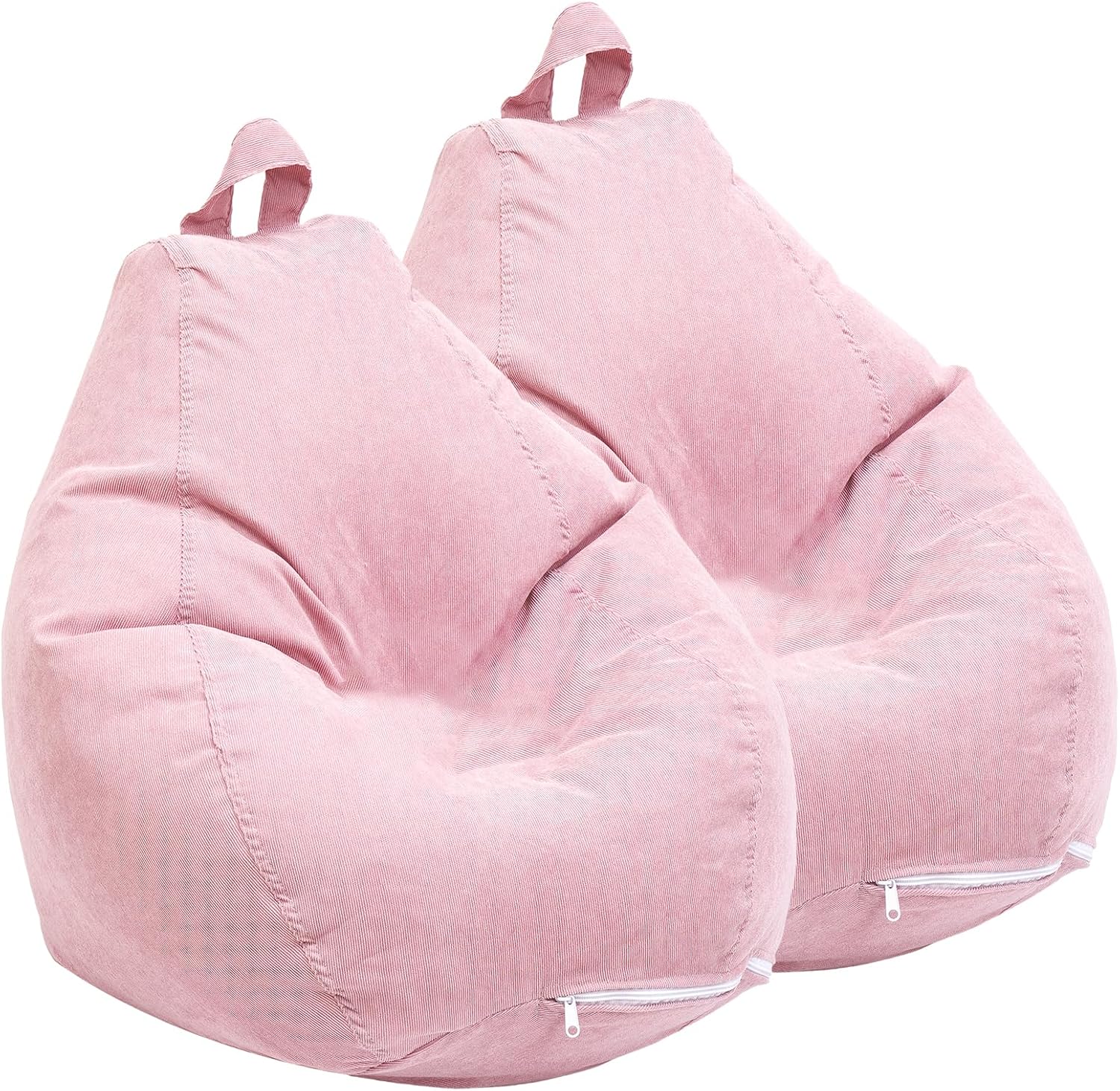 Amazon.com: FACULX 2 Pcs Bean Bag Cover Stuffed Animal Storage Chair ...