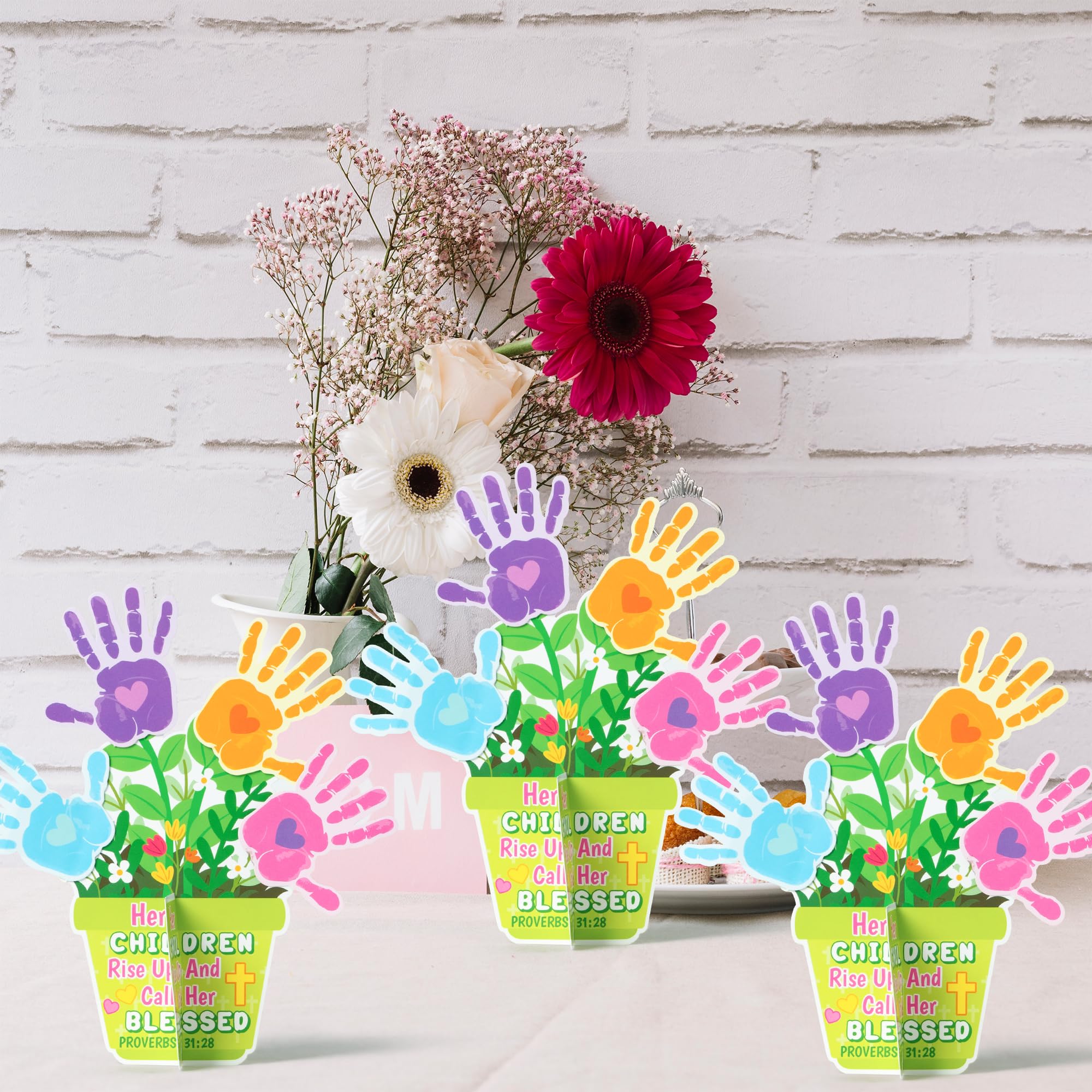 Handprint Flower Pot