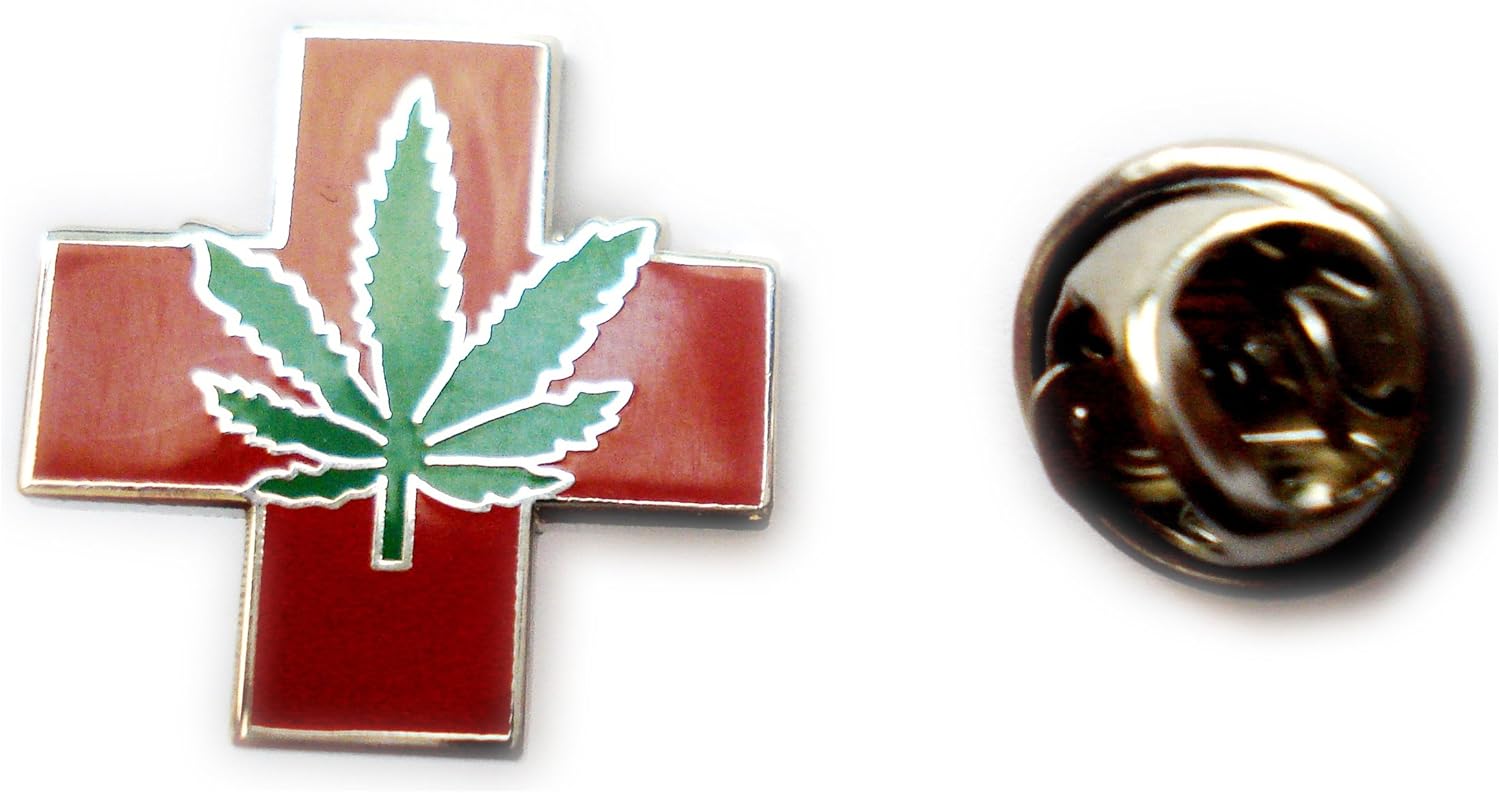 Amazon.com: Medical Marijuana Pot Hemp Legalize Cannabis Weed Lapel Pin ...