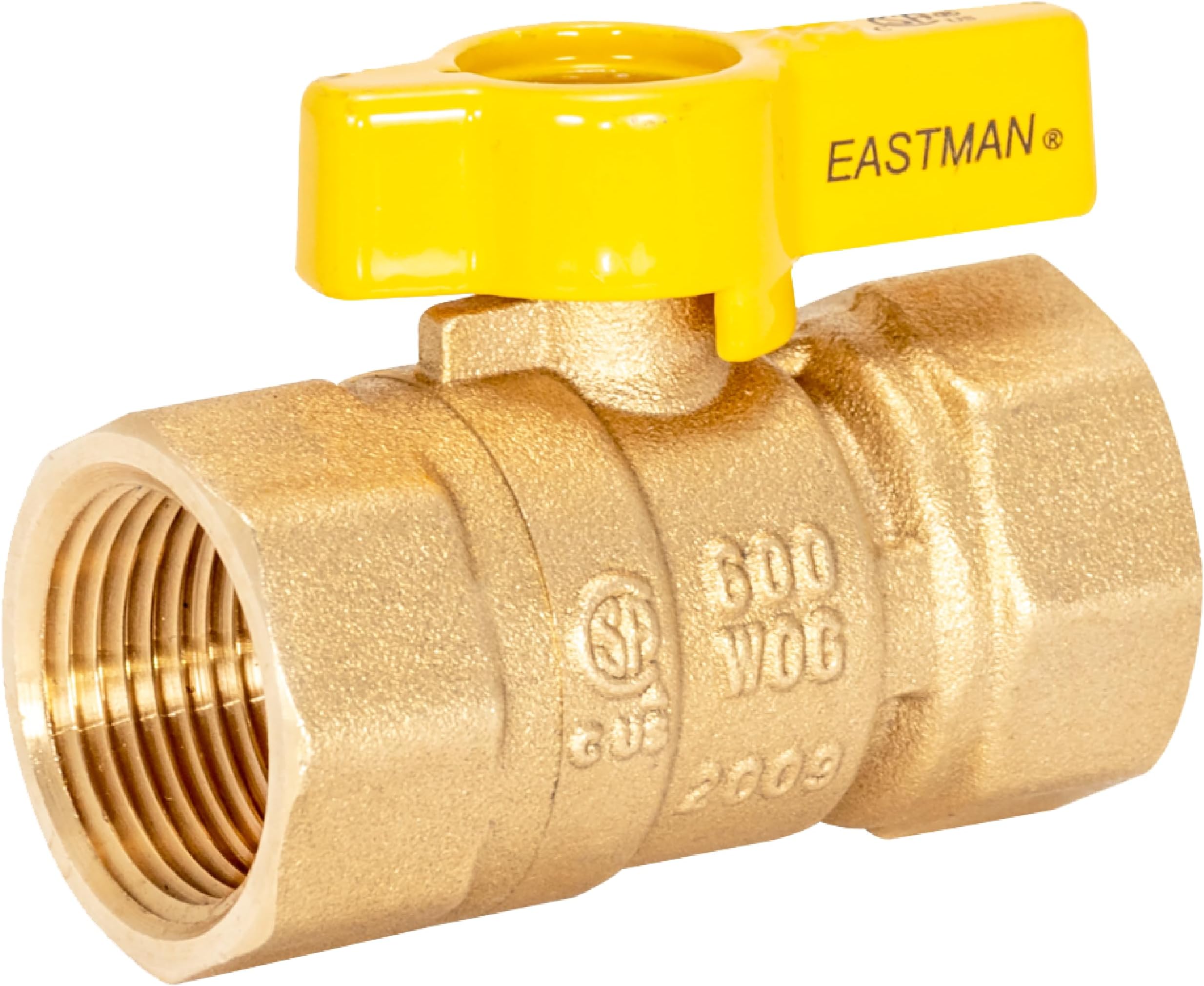Amazon.com: Eastman 1/2 Inch FIP Gas Ball Valve, Brass Connectors and ...