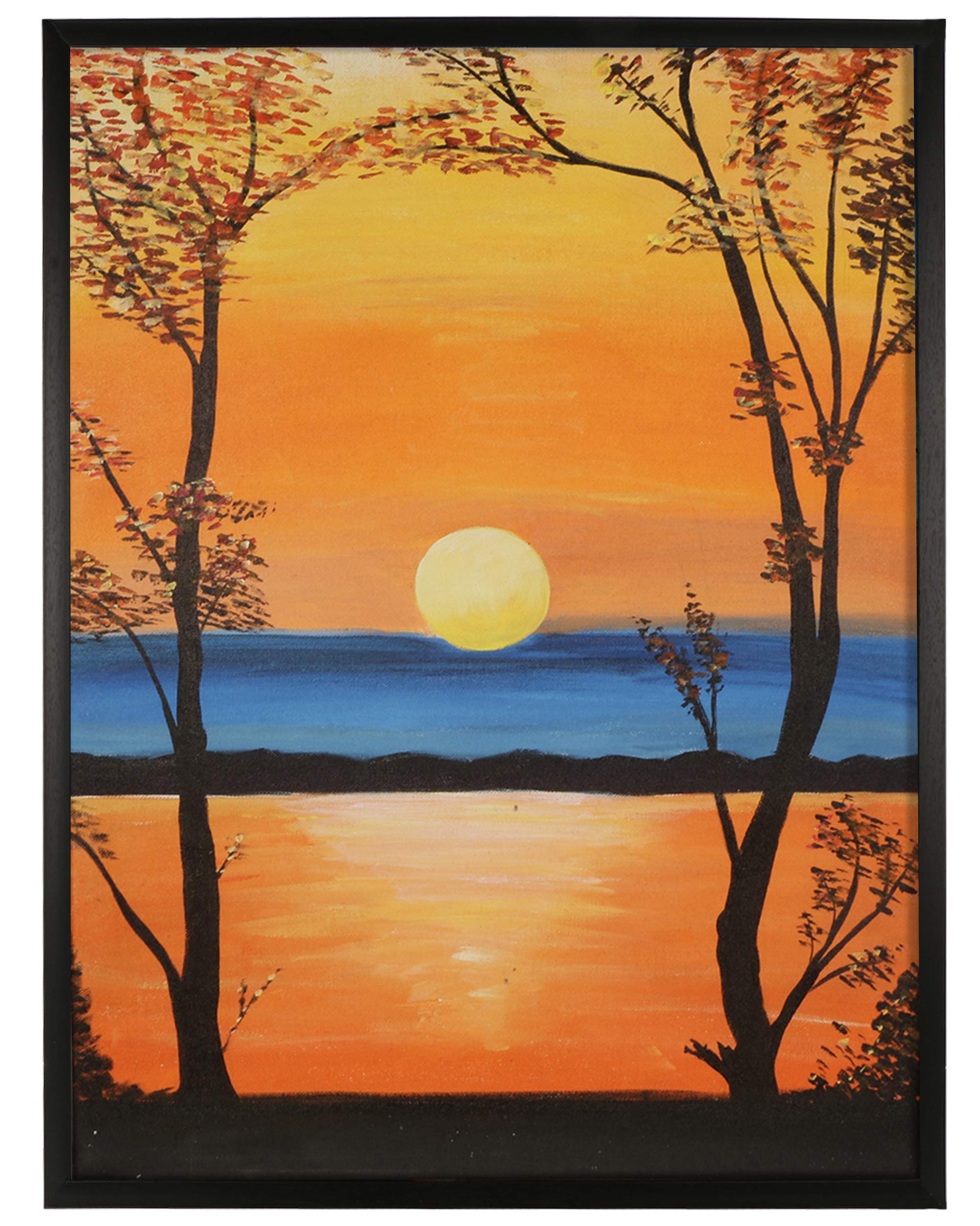 Acrylic Sunrise Painting