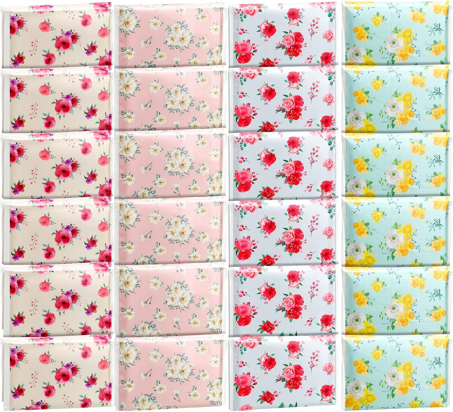 Amazon.com: Tinlade 24 Packs Facial Tissues 3 Ply Travel Tissue Packs ...