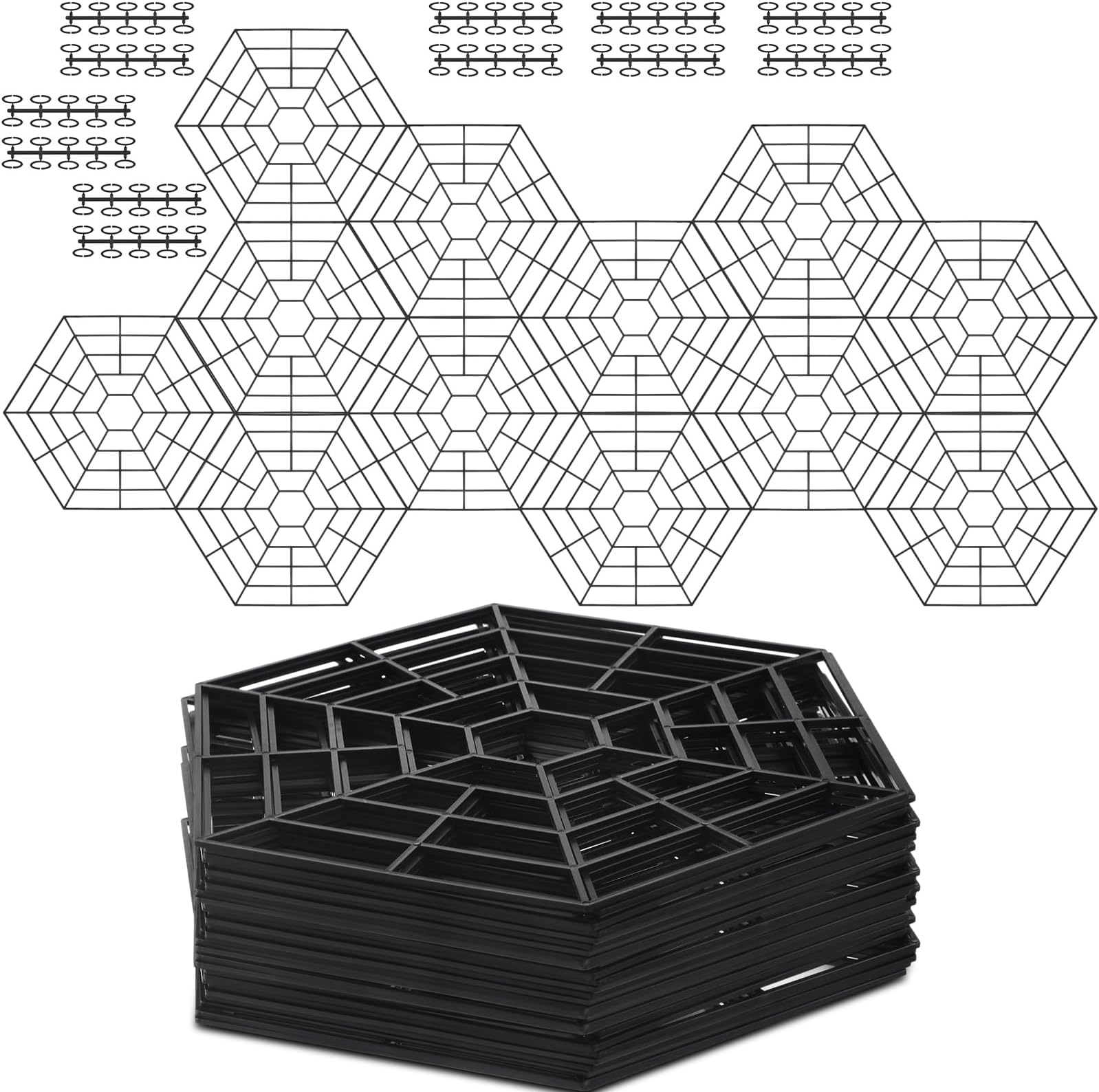 Amazon.com : Wenqik 40 Pack Pond Protectors Pond Guard Netting Pond ...
